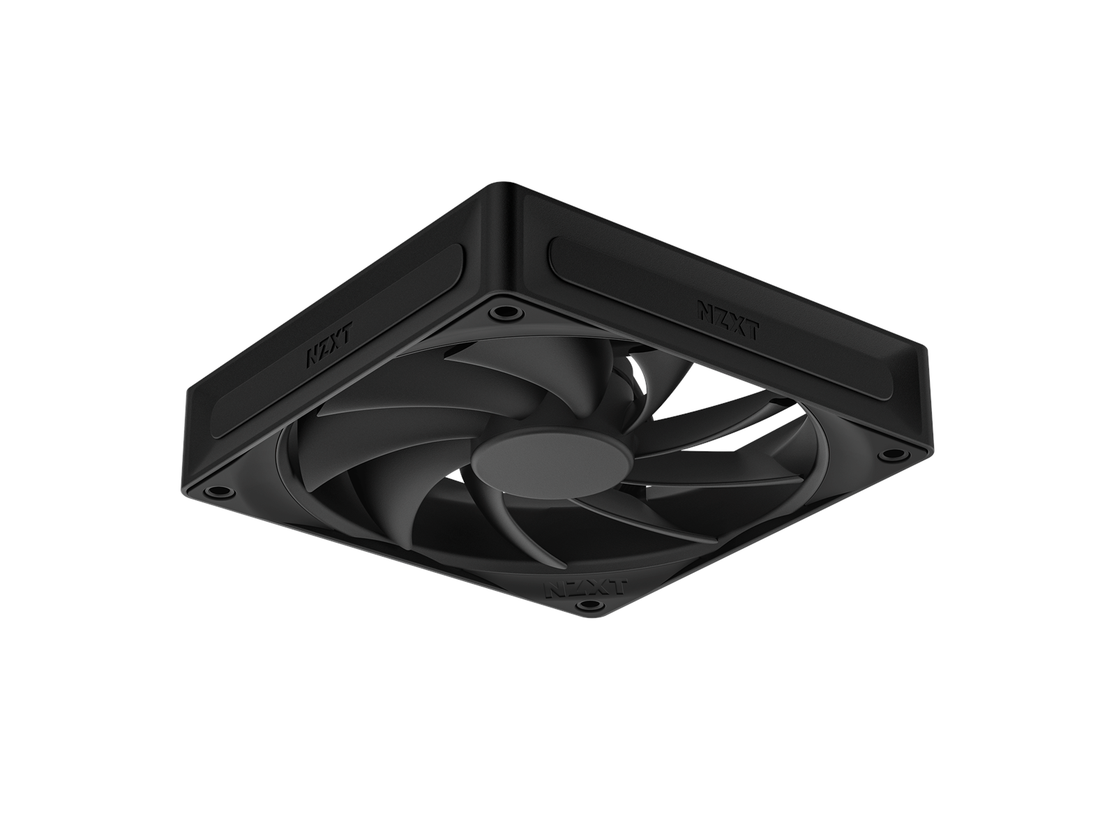 NZXT F120Q V2 Quiet Airflow - Kabinet køler - 120mm - Sort - 25 dBA