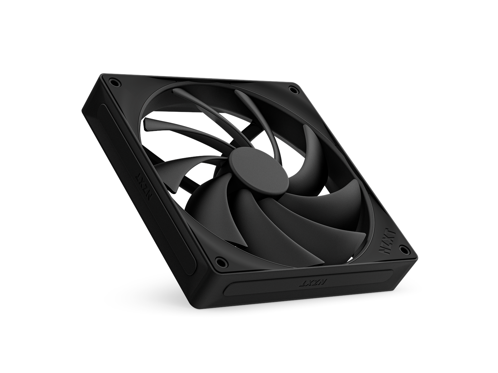 NZXT F140Q V2 Quiet Airflow - Kabinet køler - 140mm - Sort - 25 dBA