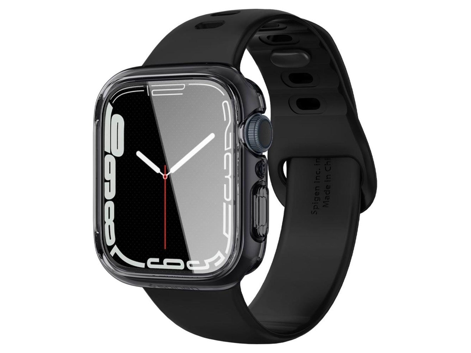 Spigen Ultra Hybrid - space clear - Apple Watch 9/8/7 45mm | Billig