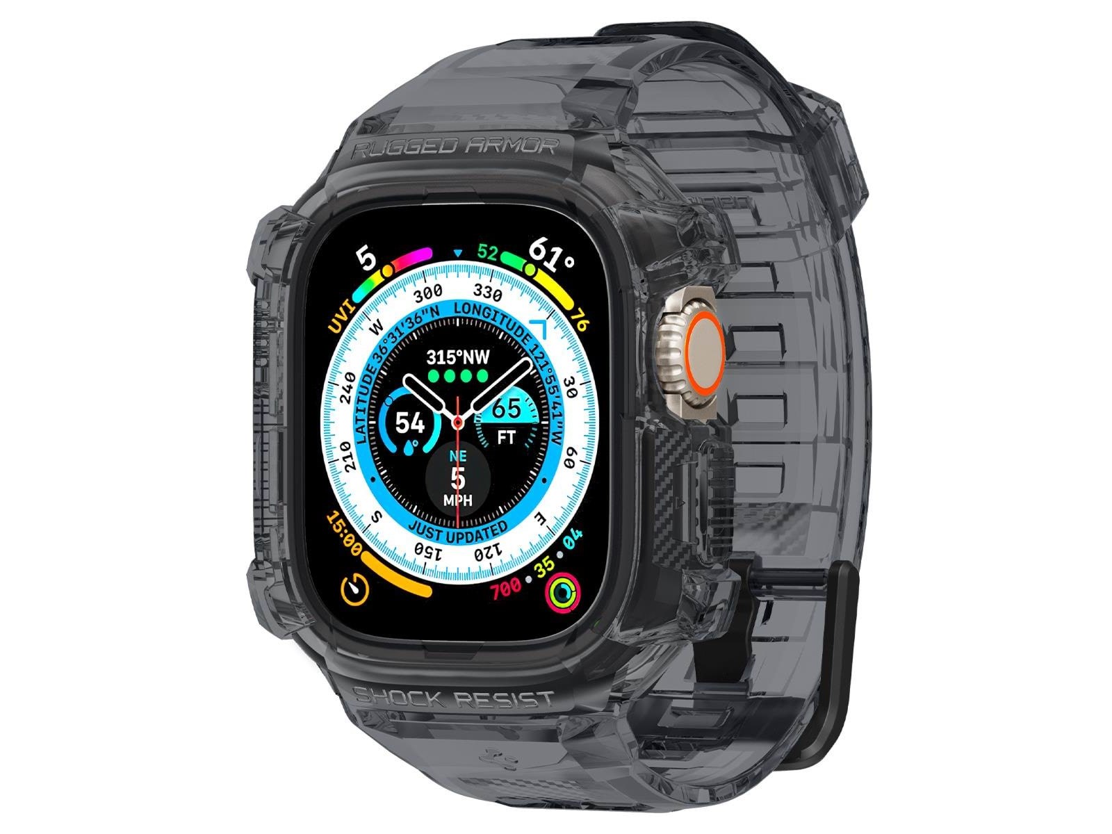Spigen Rugged Armor Pro - space crystal - Apple Watch Ultra 2/Ultra 49mm
