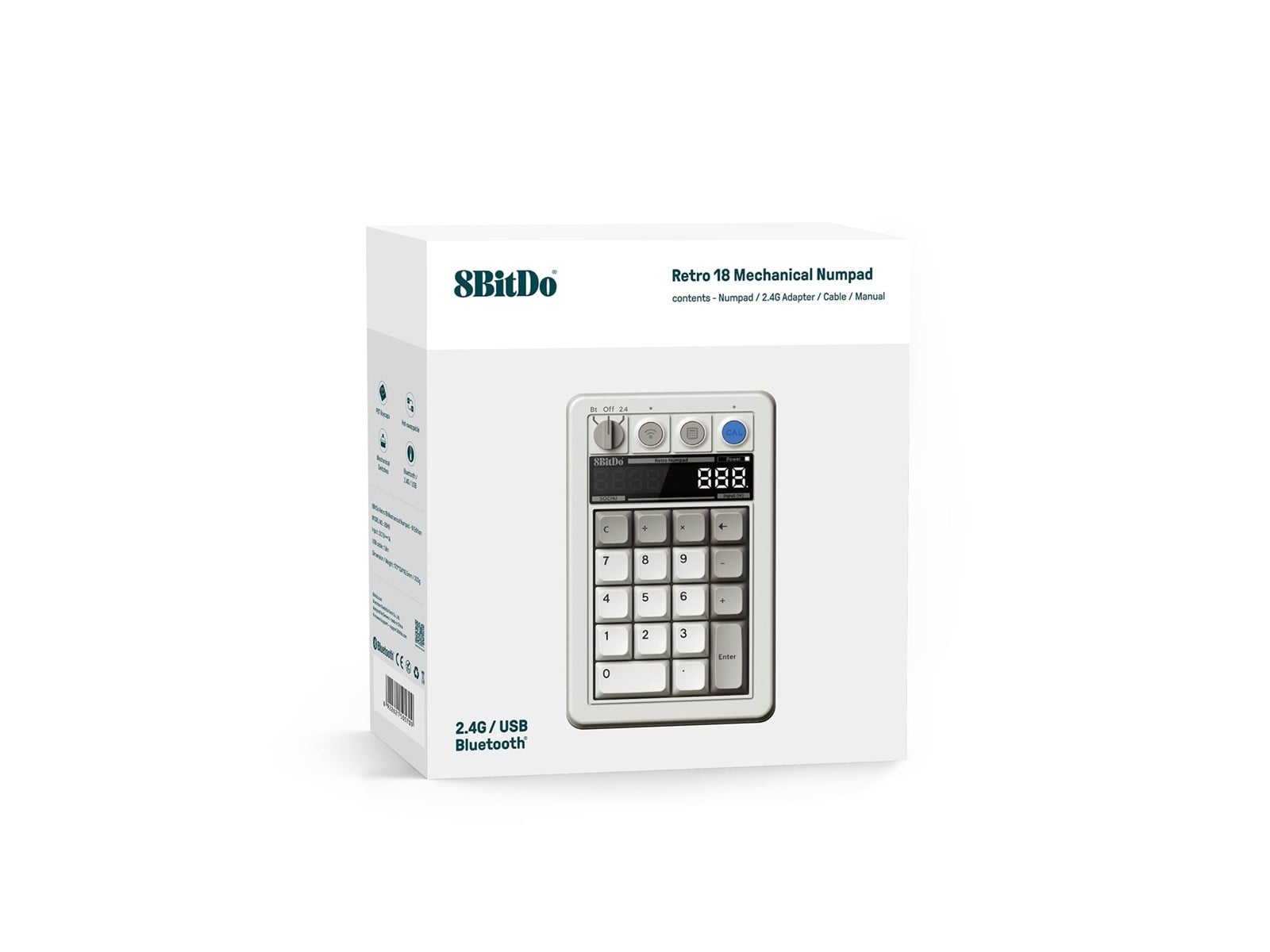 8BitDo Retro 18 Mechanical Numpad (M Edition) - Numpad | På lager