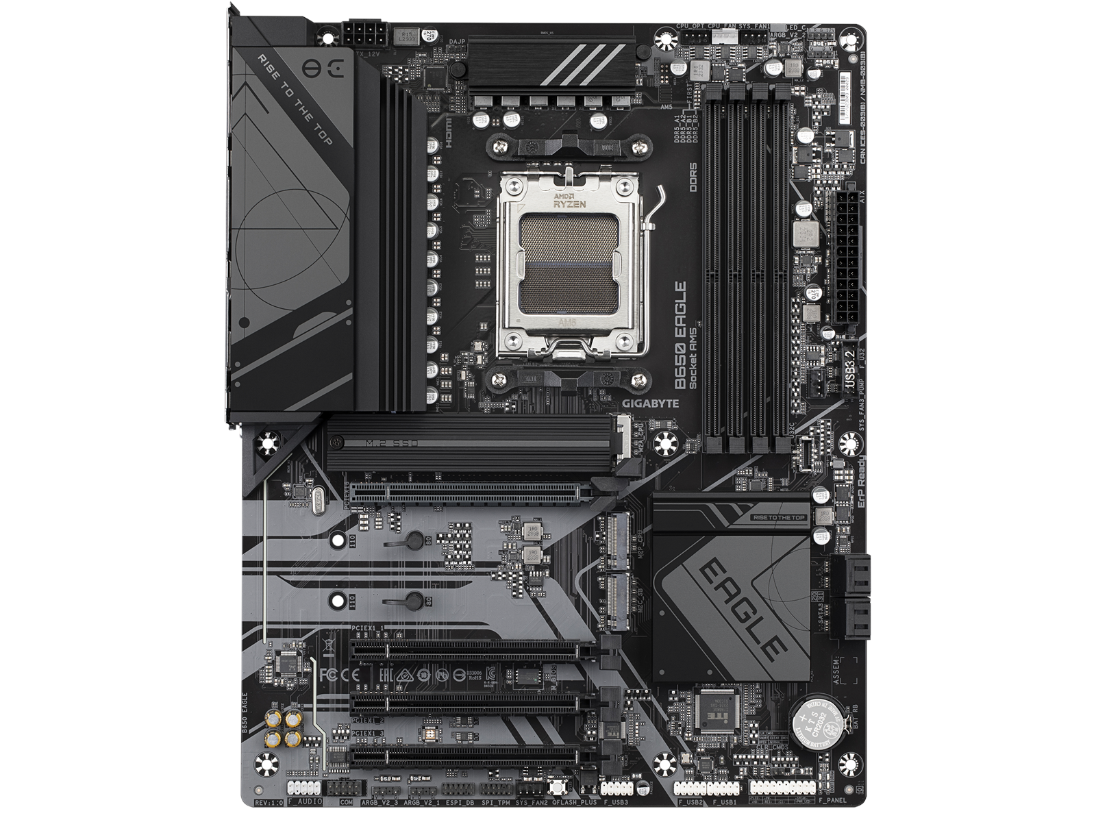 GIGABYTE B650 EAGLE Bundkort - AMD B650 - AMD AM5 socket - DDR5 RAM - ATX