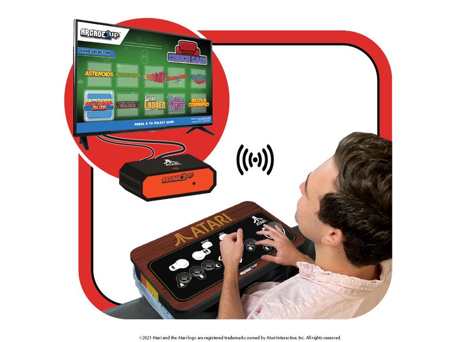 Arcade1Up Atari Couchcade - Cast Arcade Games | Billig