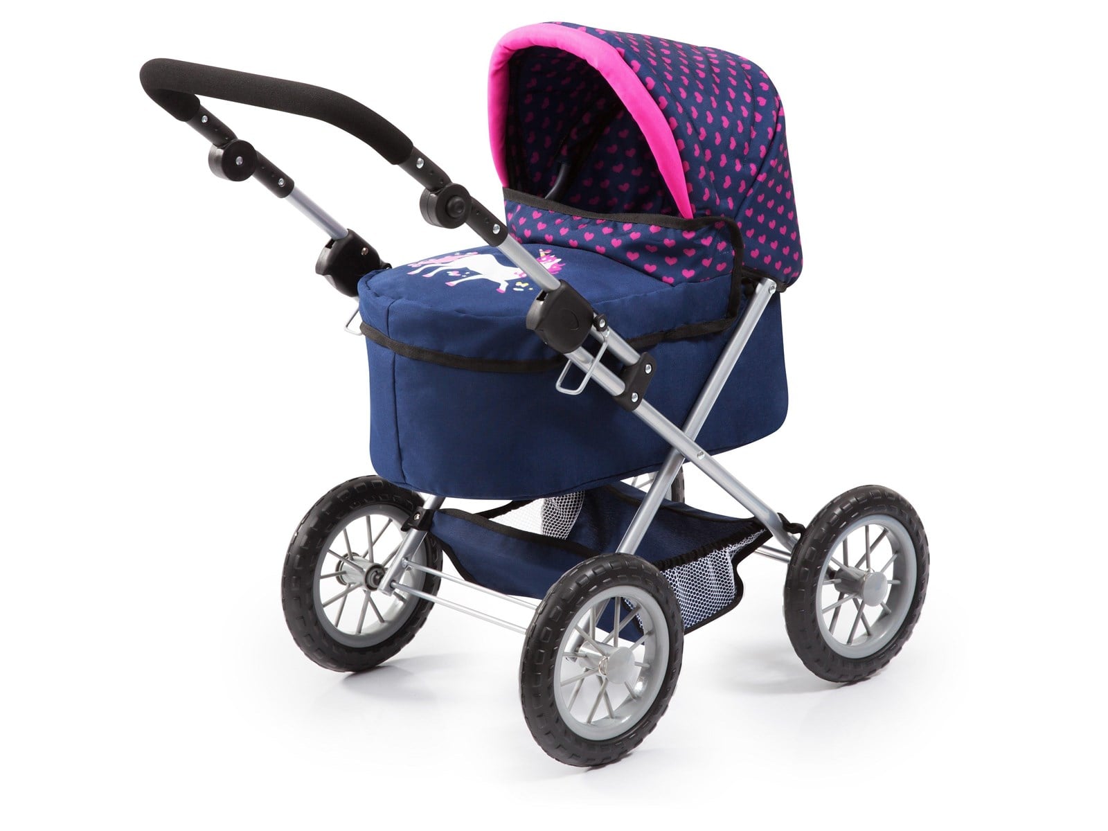 Bayer Design Doll's Pram Trendy - Dark Blue | Billig