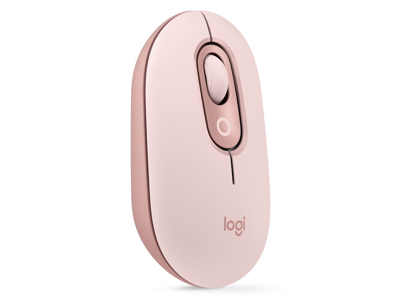 Logitech POP Mouse with Emoji - Rose - Mus - Optisk - 3 knapper - Pink