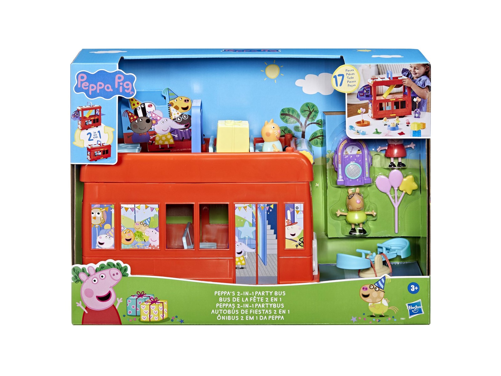 Peppa Pig Peppa’s 2-in-1 Party Bus | Billig