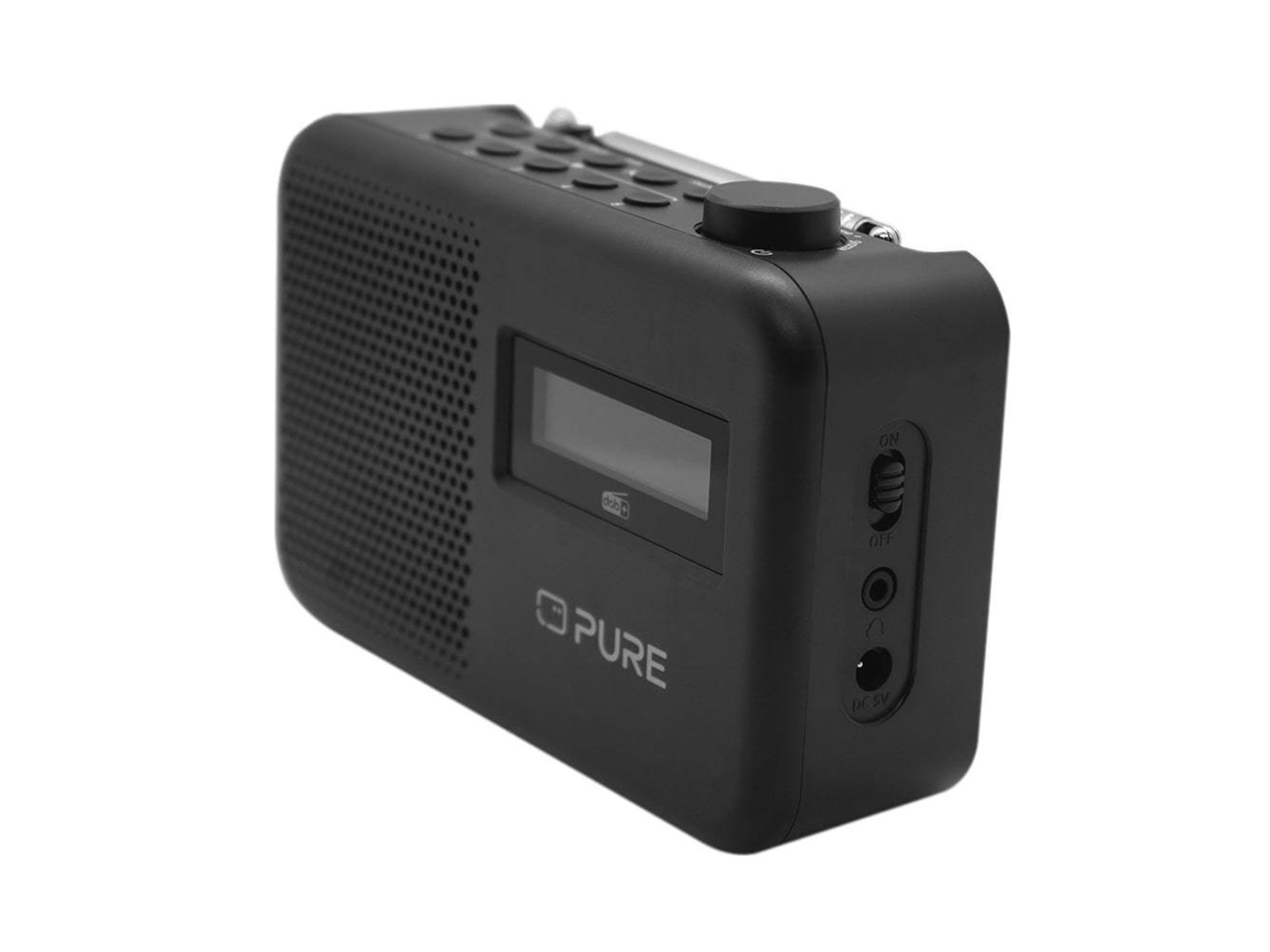 PURE Elan One 2 Pure Elan One 2 Bærbar Digital Sort | Billig