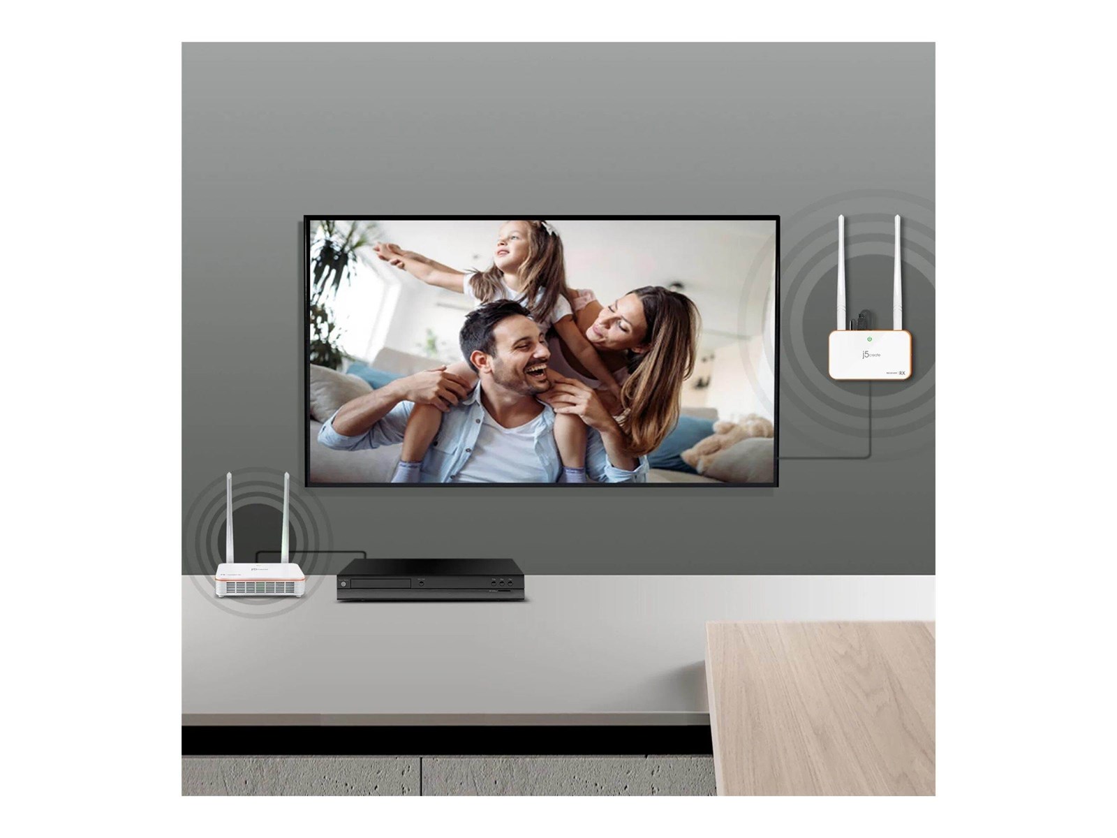 j5create Wireless Display HDMI Extender *DEMO* | På lager | Billig