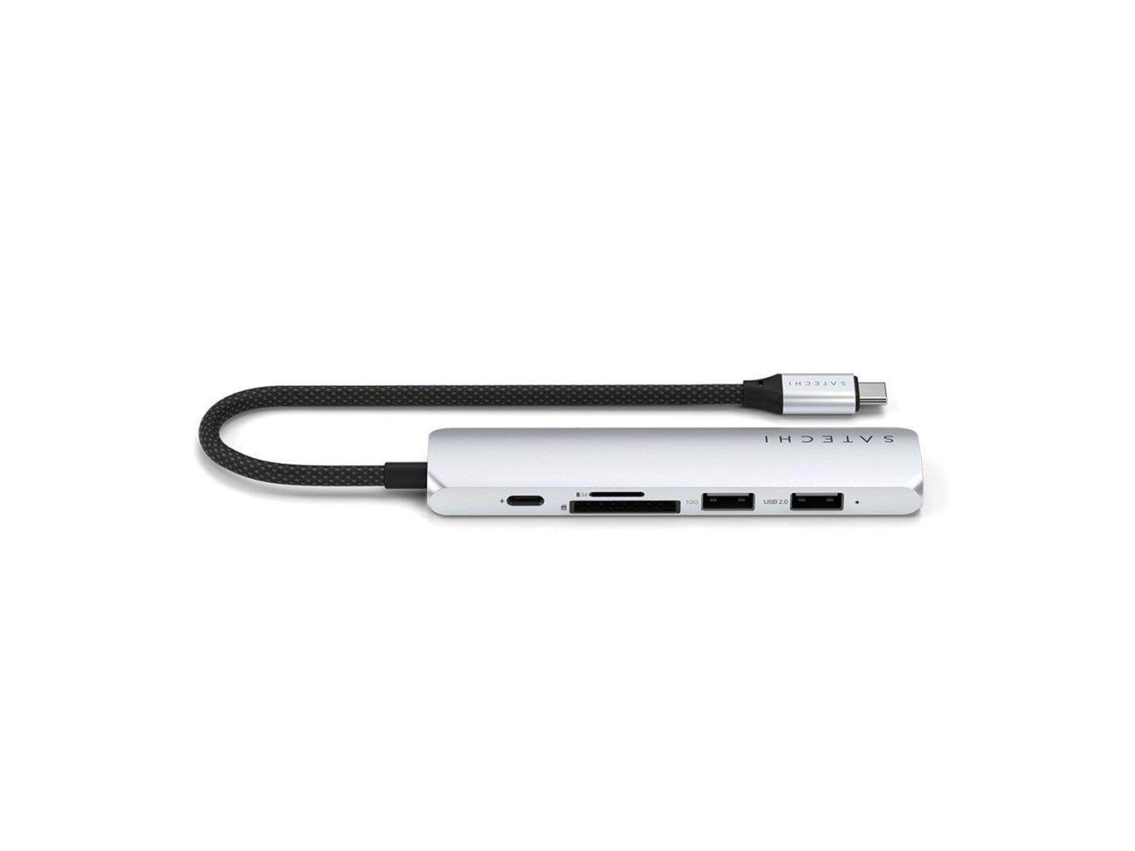 Satechi 6-in-1 USB-C Slim Multiport Adapter - Silver | Billig