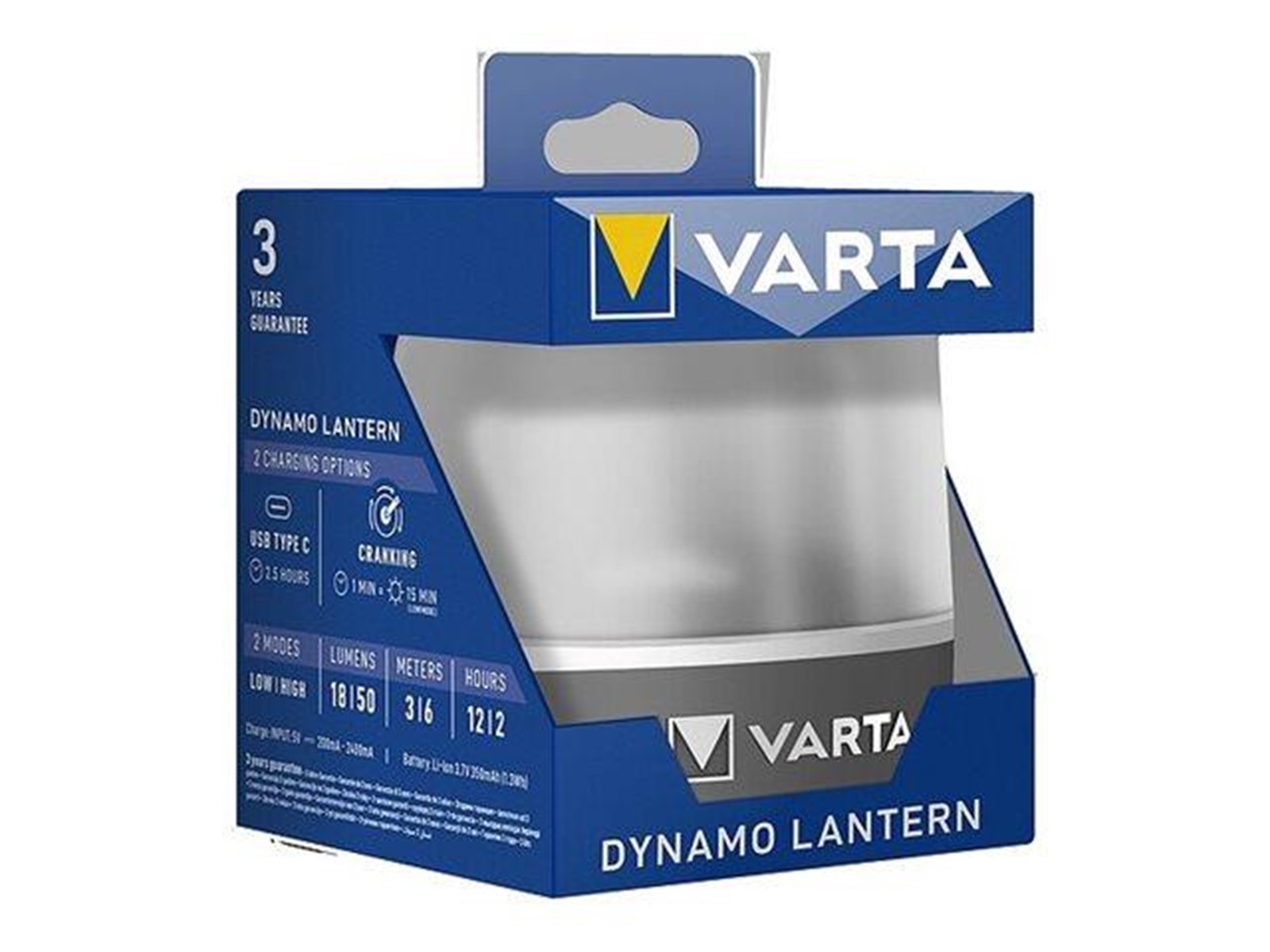 VARTA - camping light - LED - multicolour light - lantern - anthracite ...