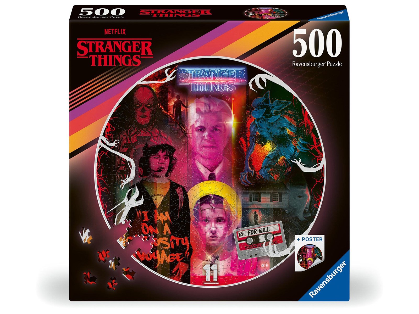 Ravensburger Circle of Colours Stranger Things 500p | Billig