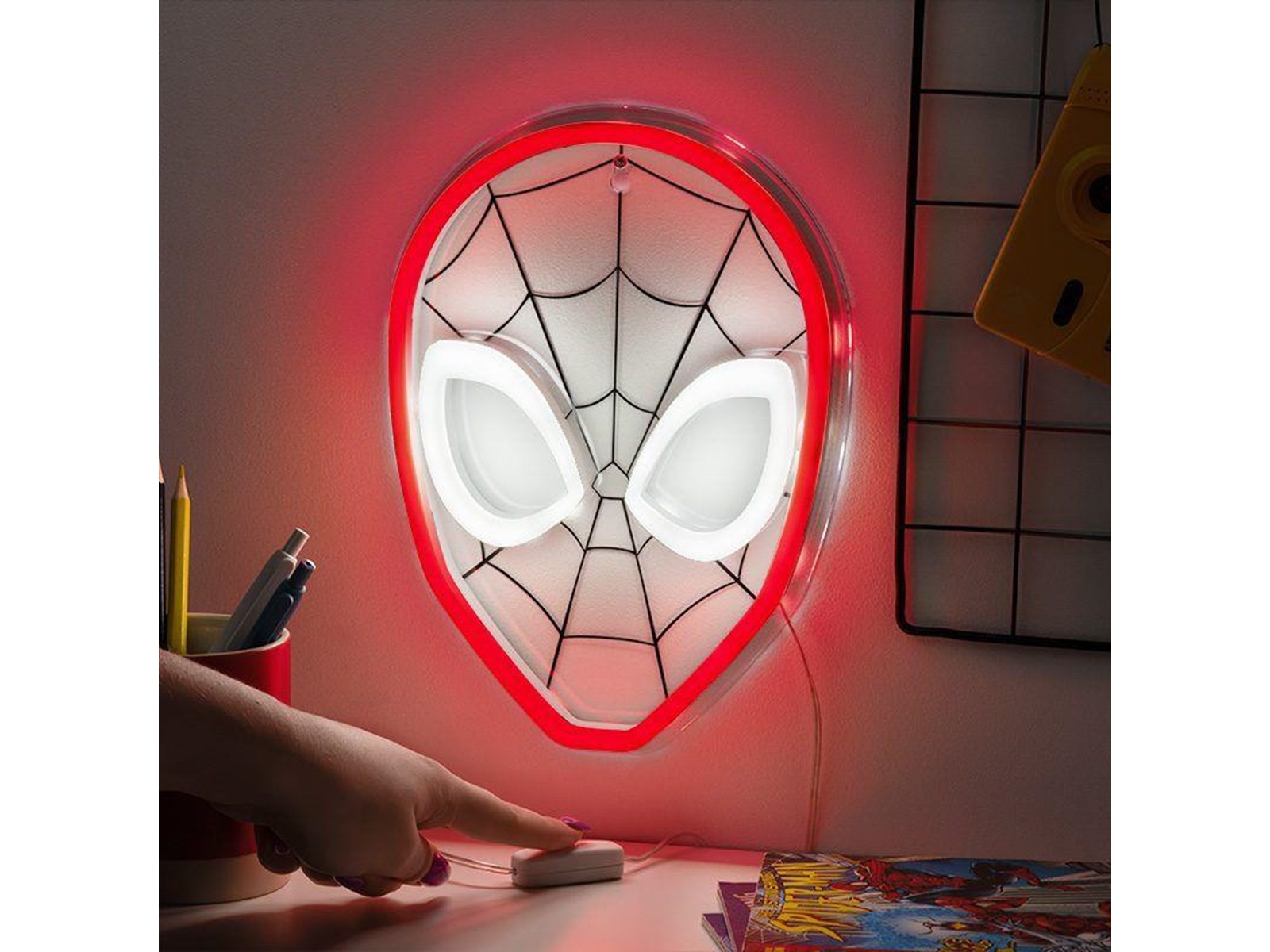 Paladone - Spider-Man Wall Mountable LED Neon Light - Lampe | Billig