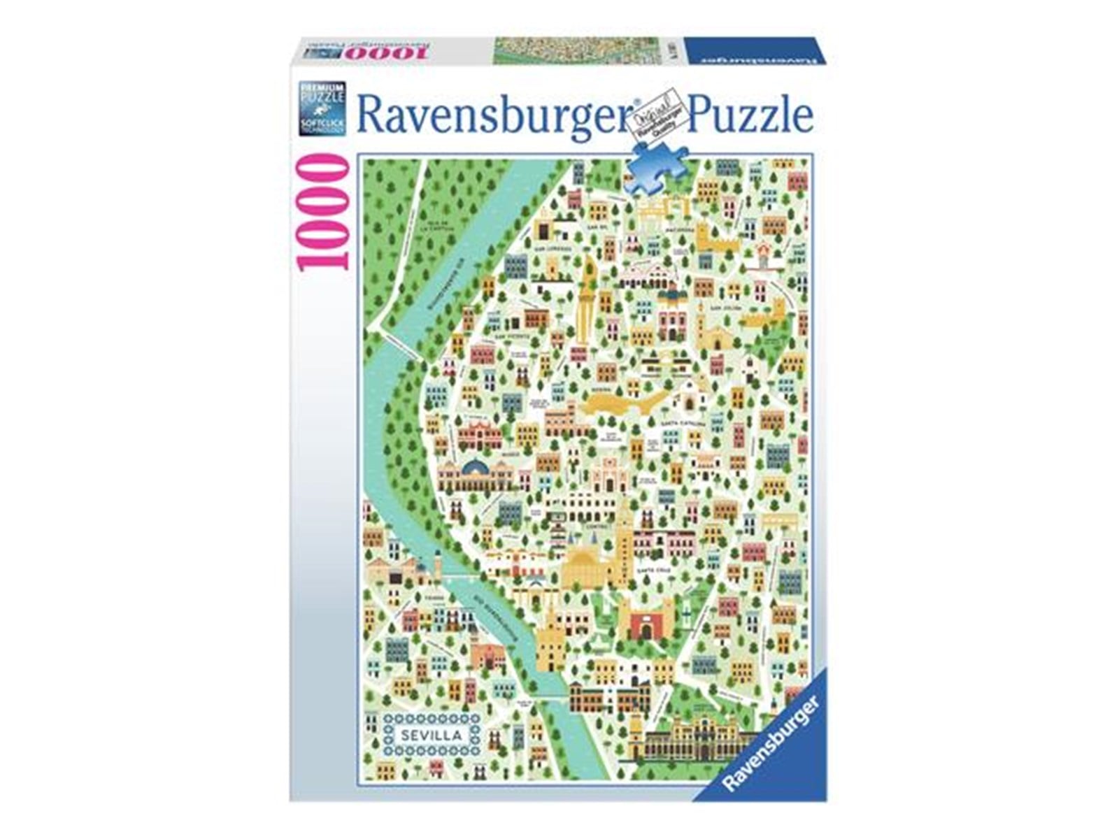 Ravensburger Jigsaw Puzzle Map Of Seville 1000pcs. | Billig