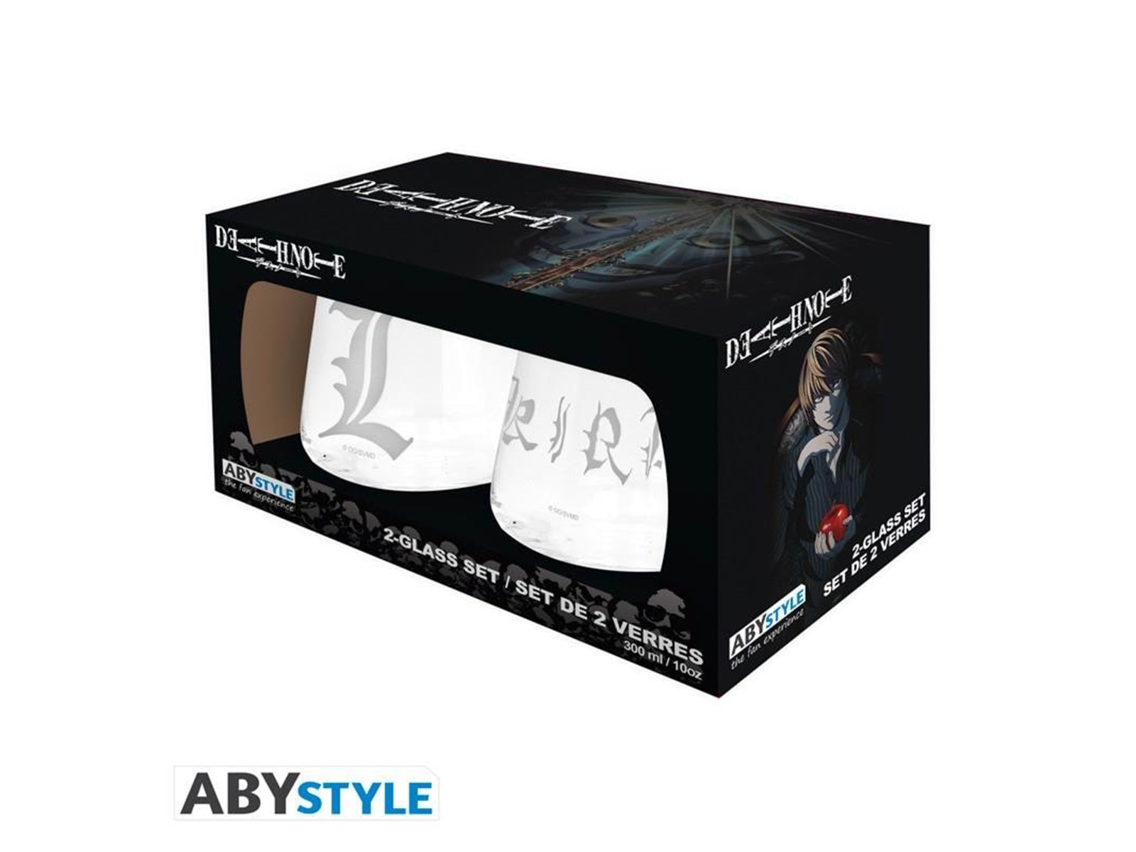 ABYstyle - DEATH NOTE 2 Glass Set Kira & L - Glas | Billig
