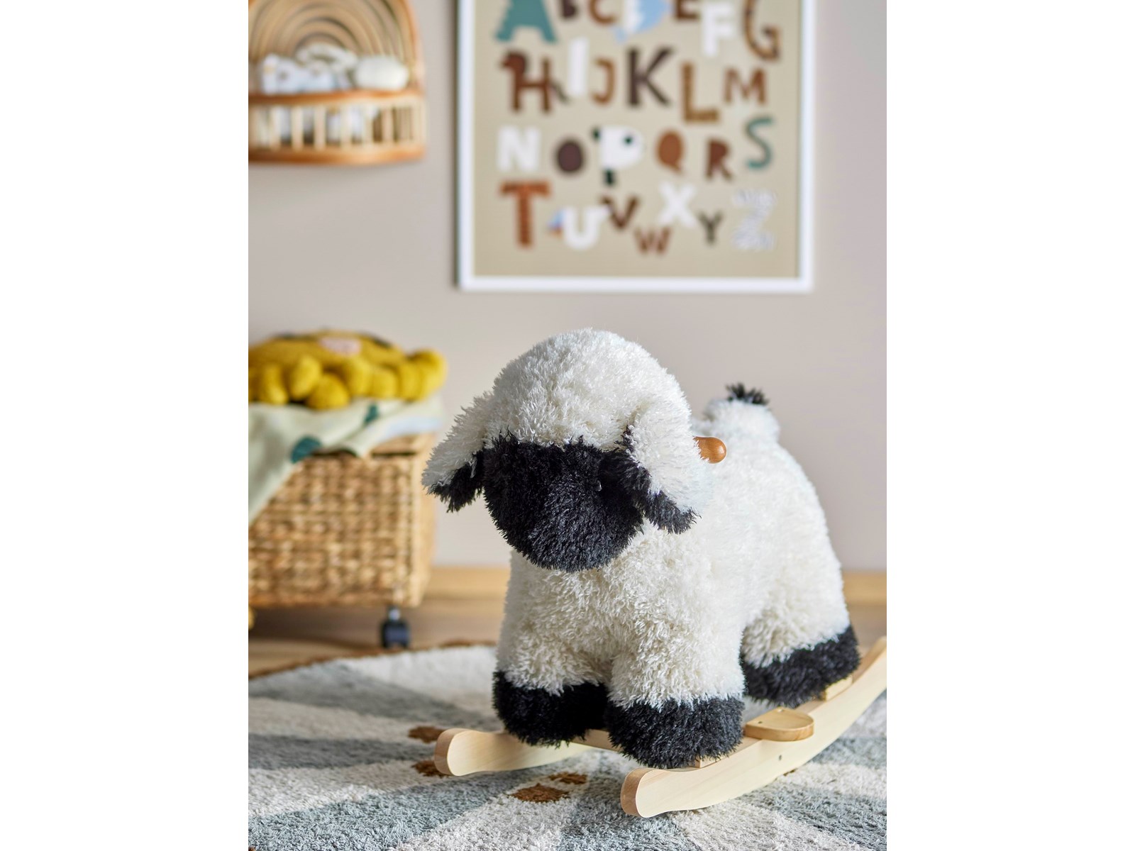 Bloomingville Mini Dolly - Sheep Rocking Toy White | Billig