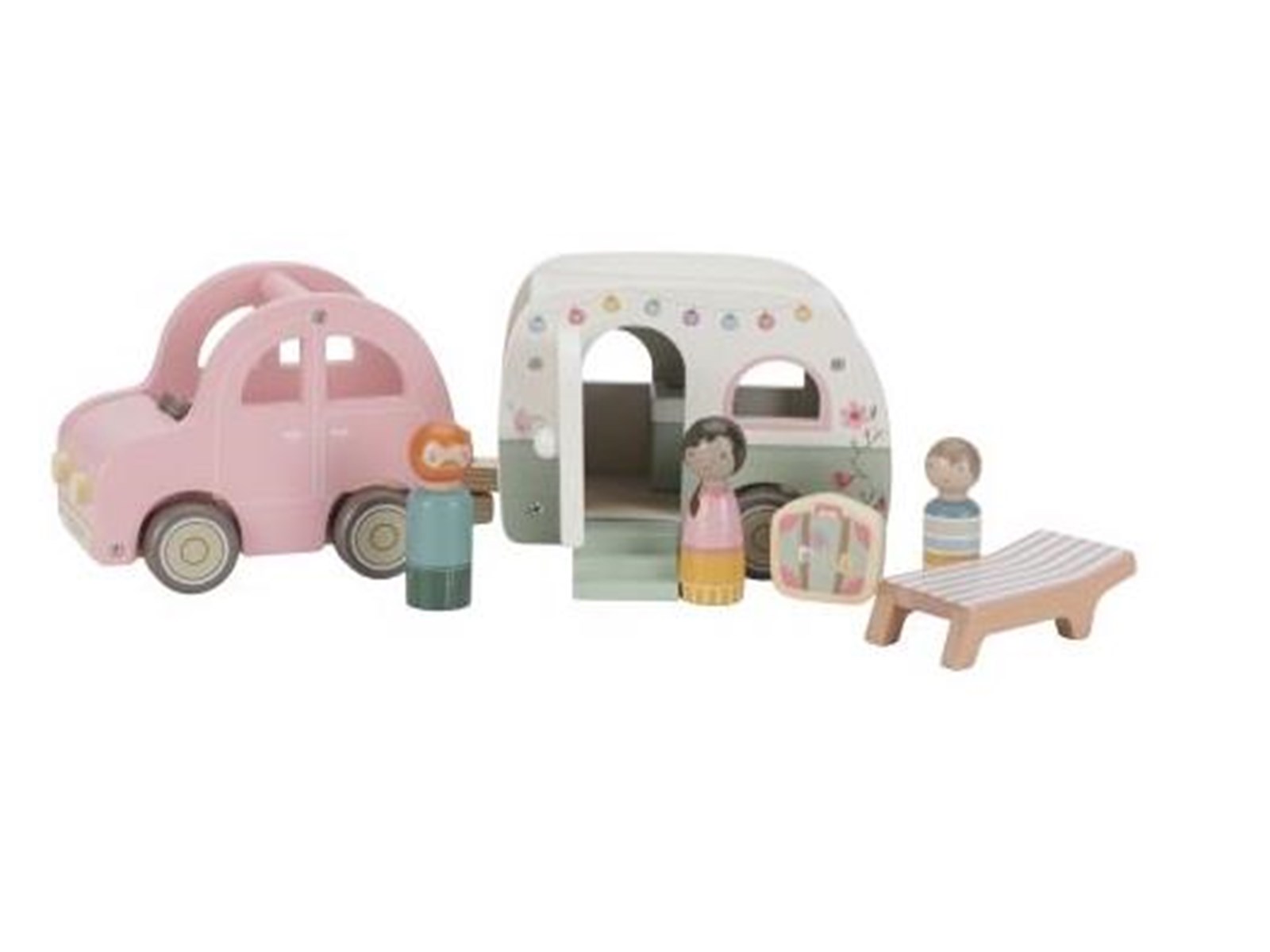 Little Dutch Toy Car with Caravan | Billig