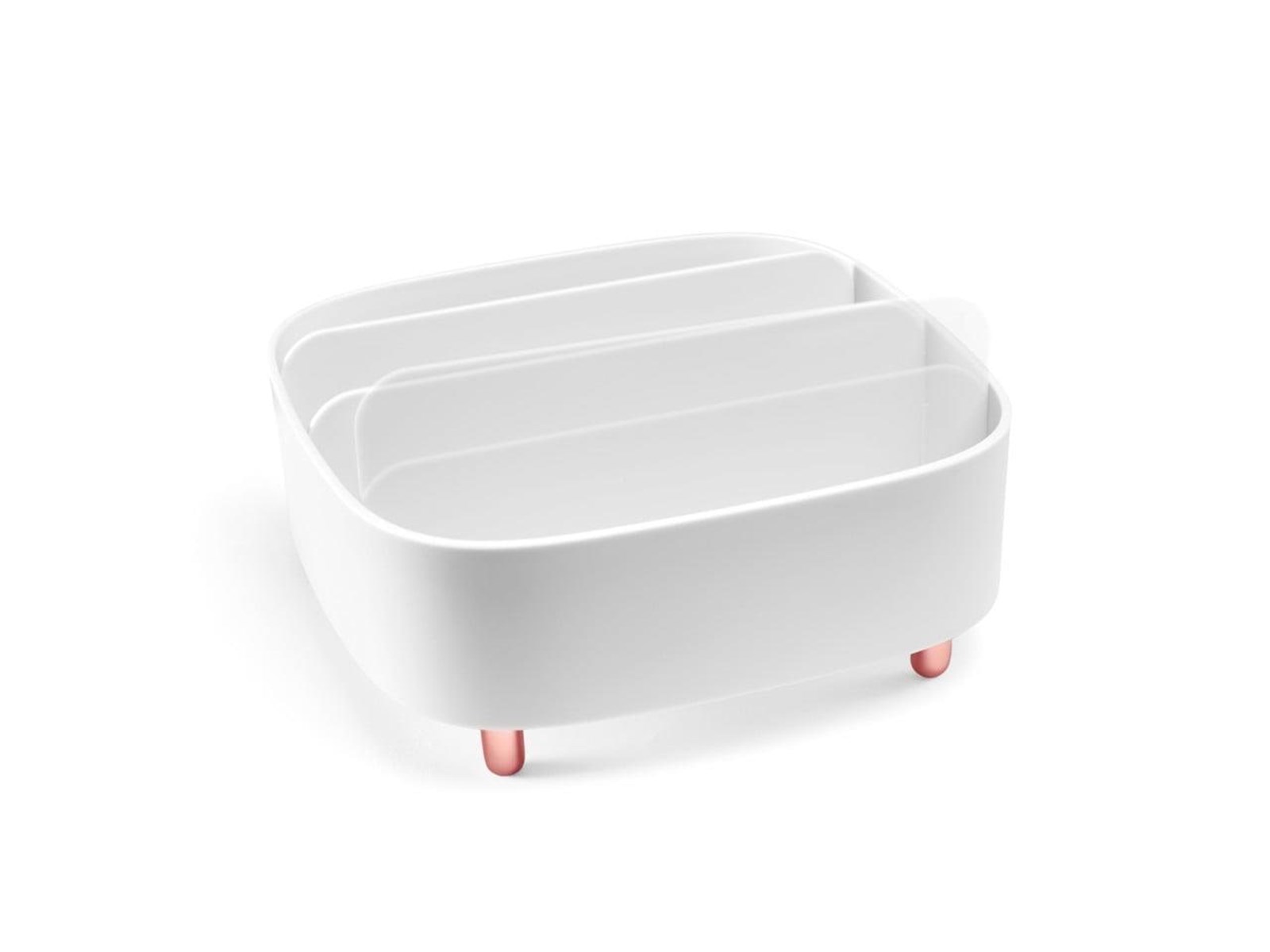 Gillian Jones - Table organizer with 4 compartments - White | Billig