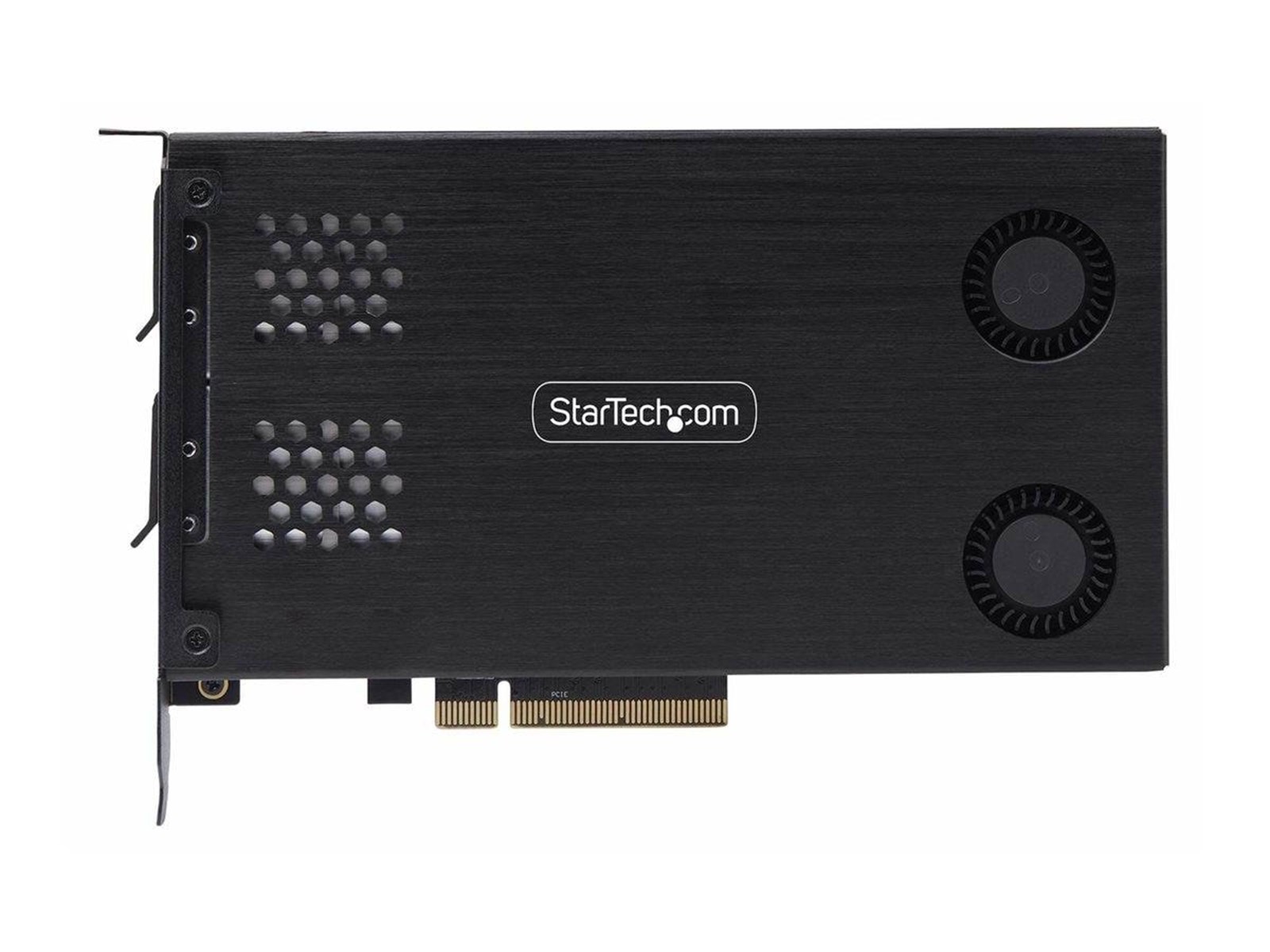 StarTech.com Dual-Bay M.2 NVMe SSD Removable Mobile Rack for PCIe x8 ...