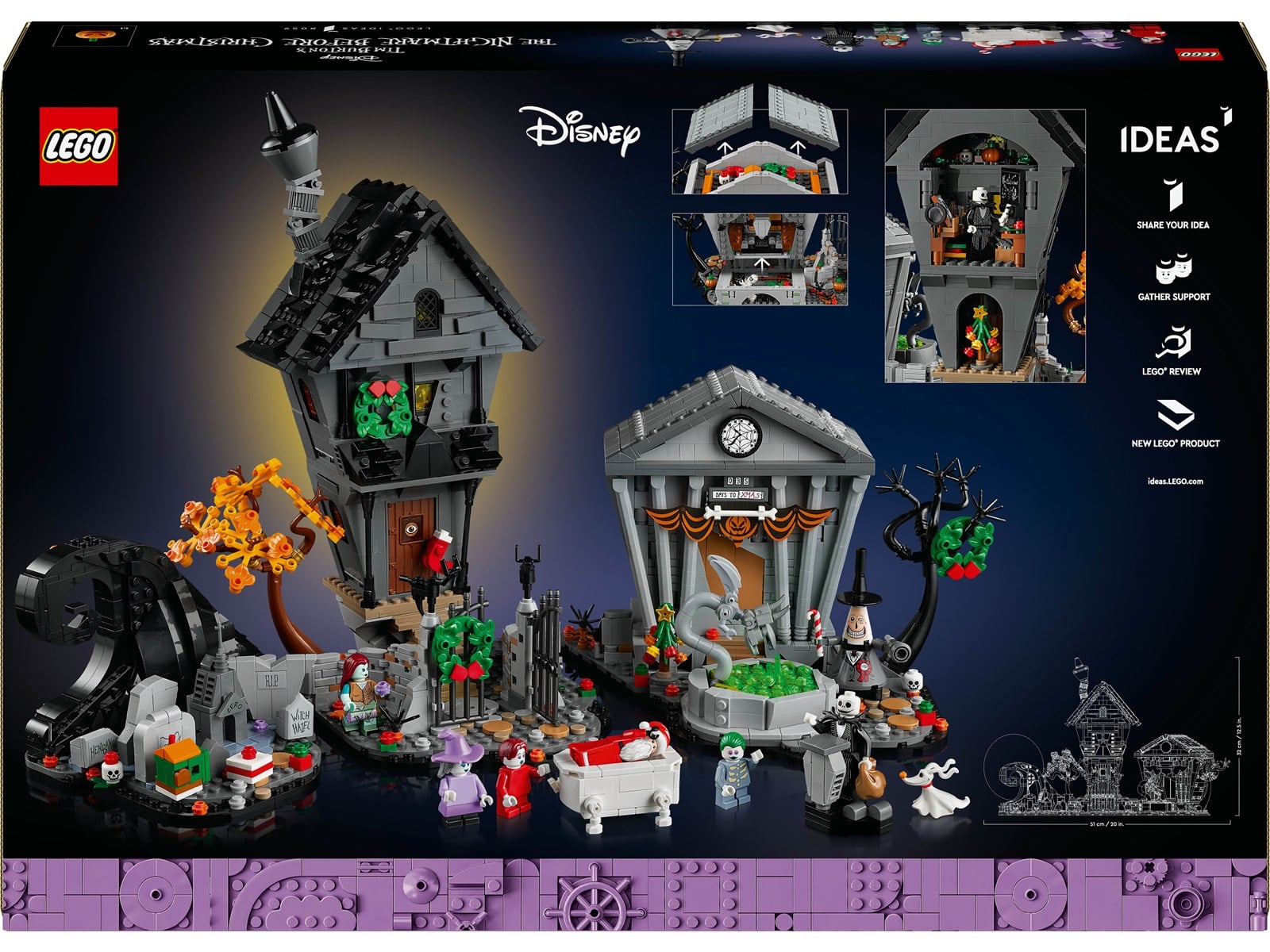 LEGO Disney 21351 Disney Tim Burton's The Nightmare Before Christmas