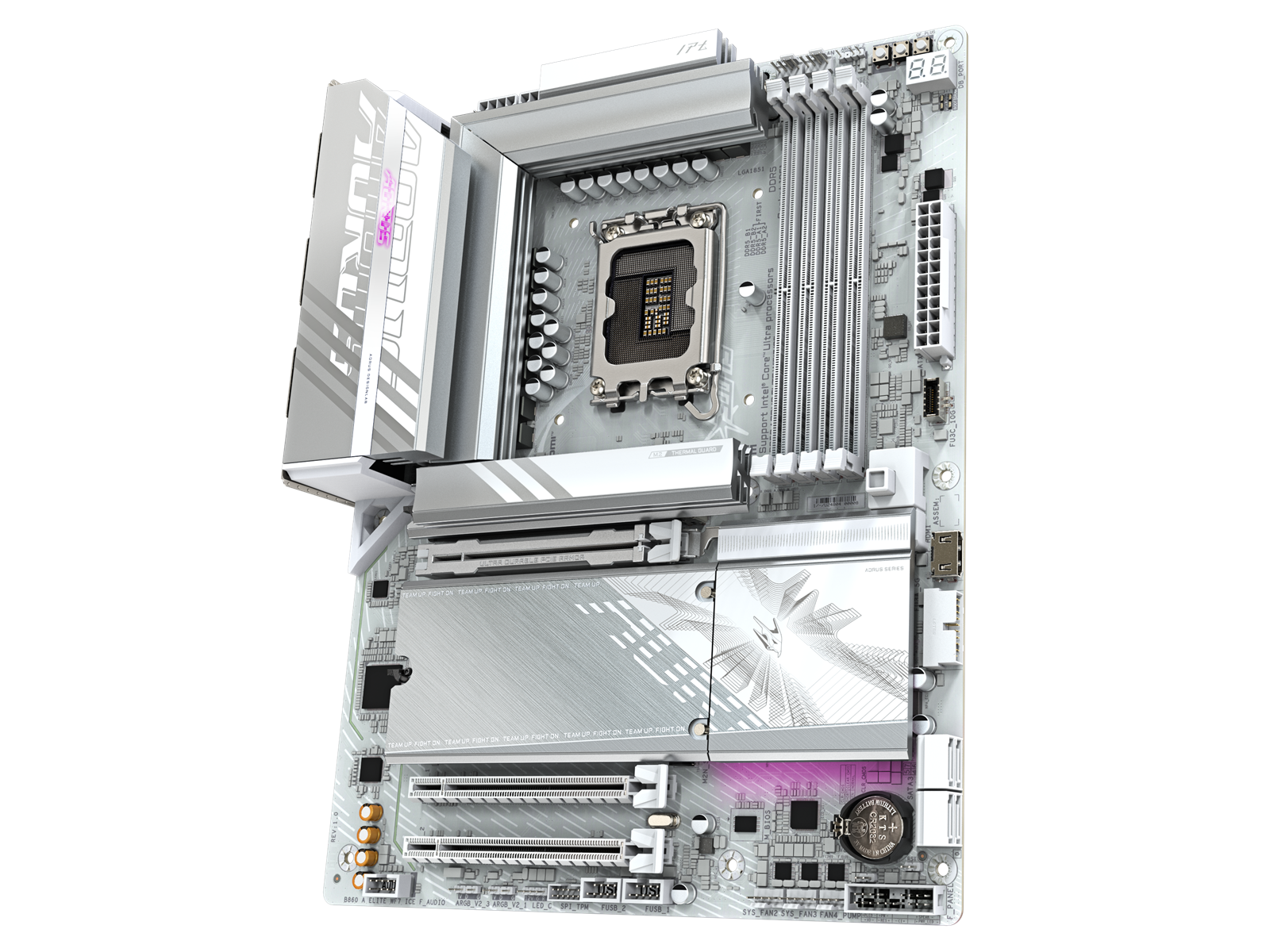 GIGABYTE B860 AORUS ELITE WIFI7 ICE Bundkort - Intel B860 - Intel ...