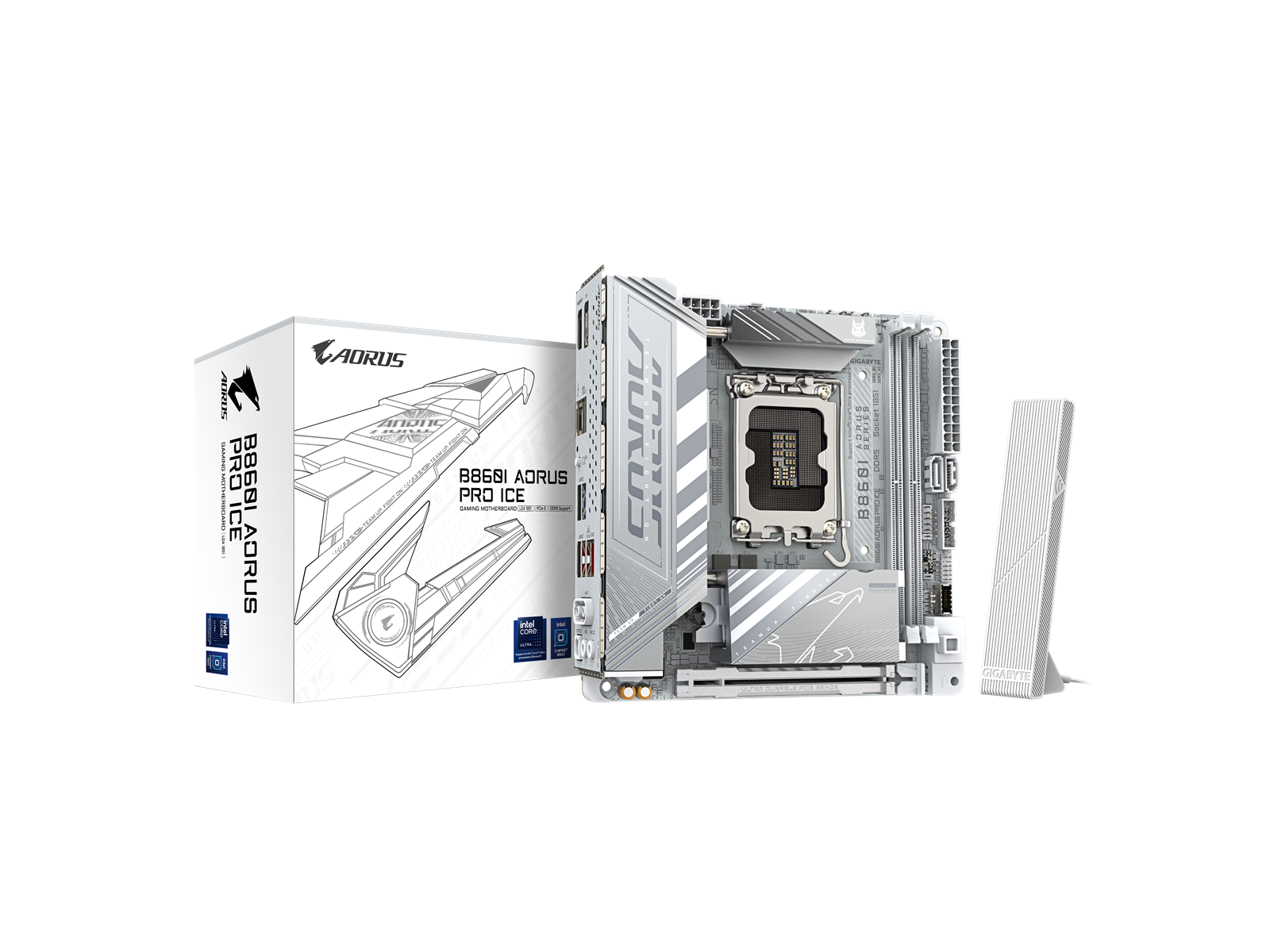 GIGABYTE B860I AORUS PRO ICE Bundkort - Intel B860 - Intel LGA1851 ...