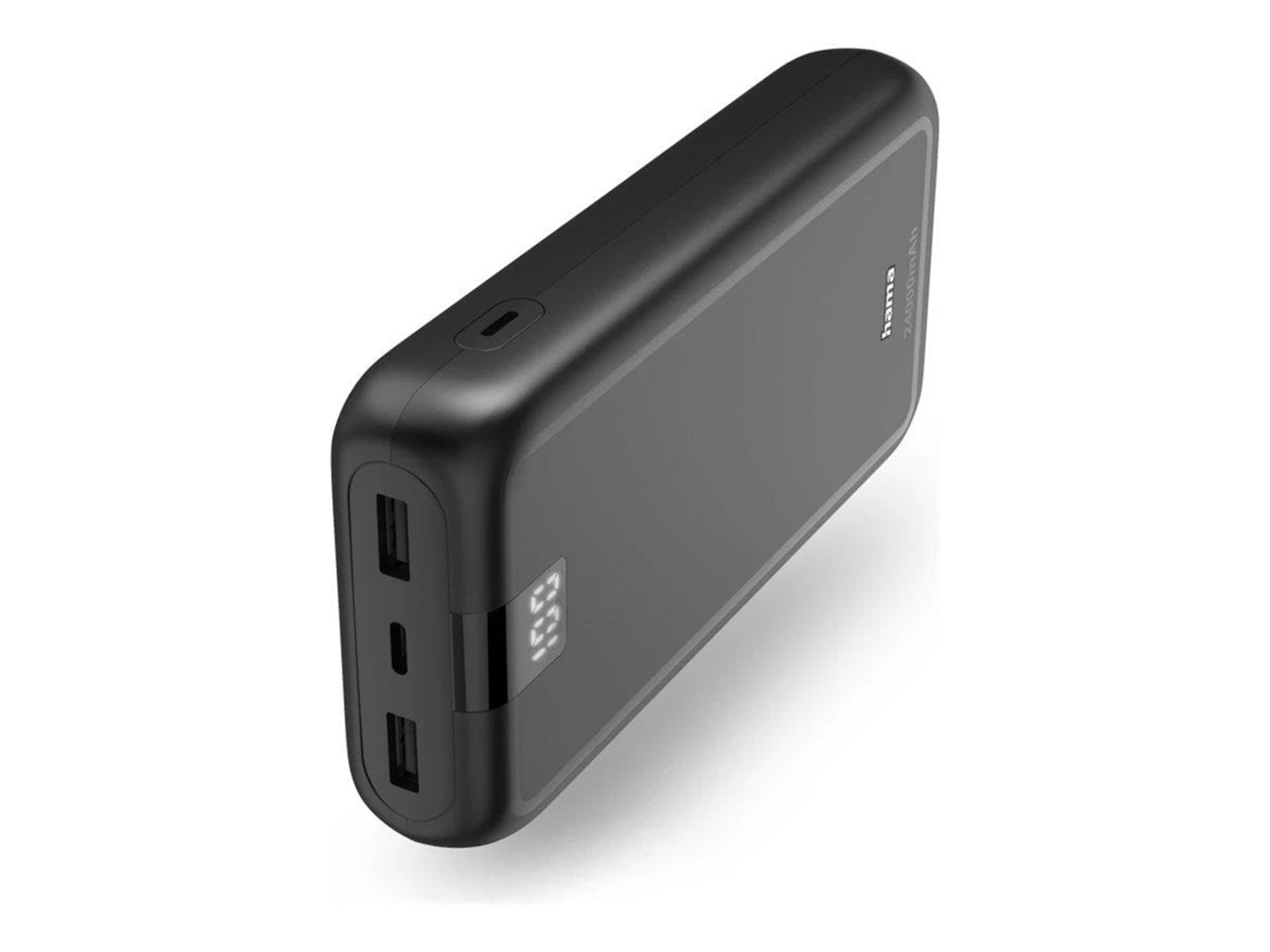 Hama Power Pack "Performance 24" 24000 mAh 2x USB-A 1x USB-C Anthracite ...