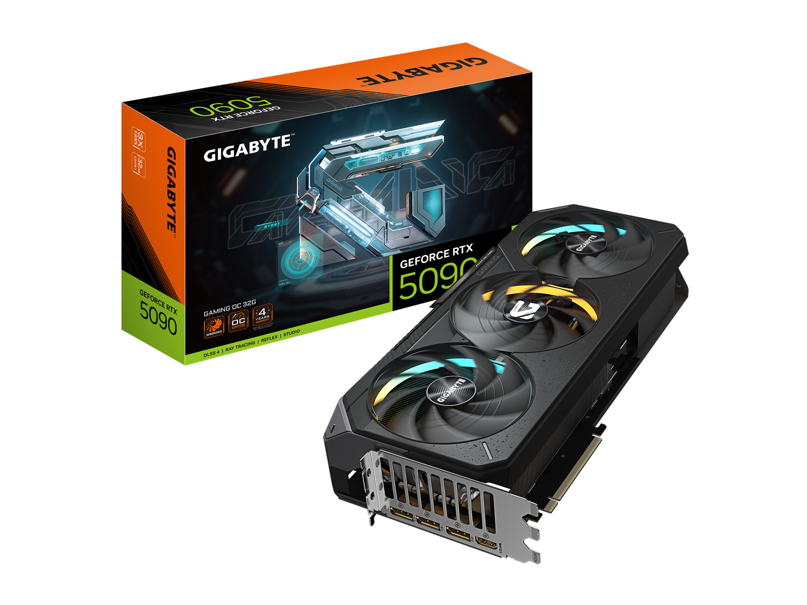 GIGABYTE GeForce RTX 5090 GAMING OC - 32GB GDDR7 RAM - Grafikkort