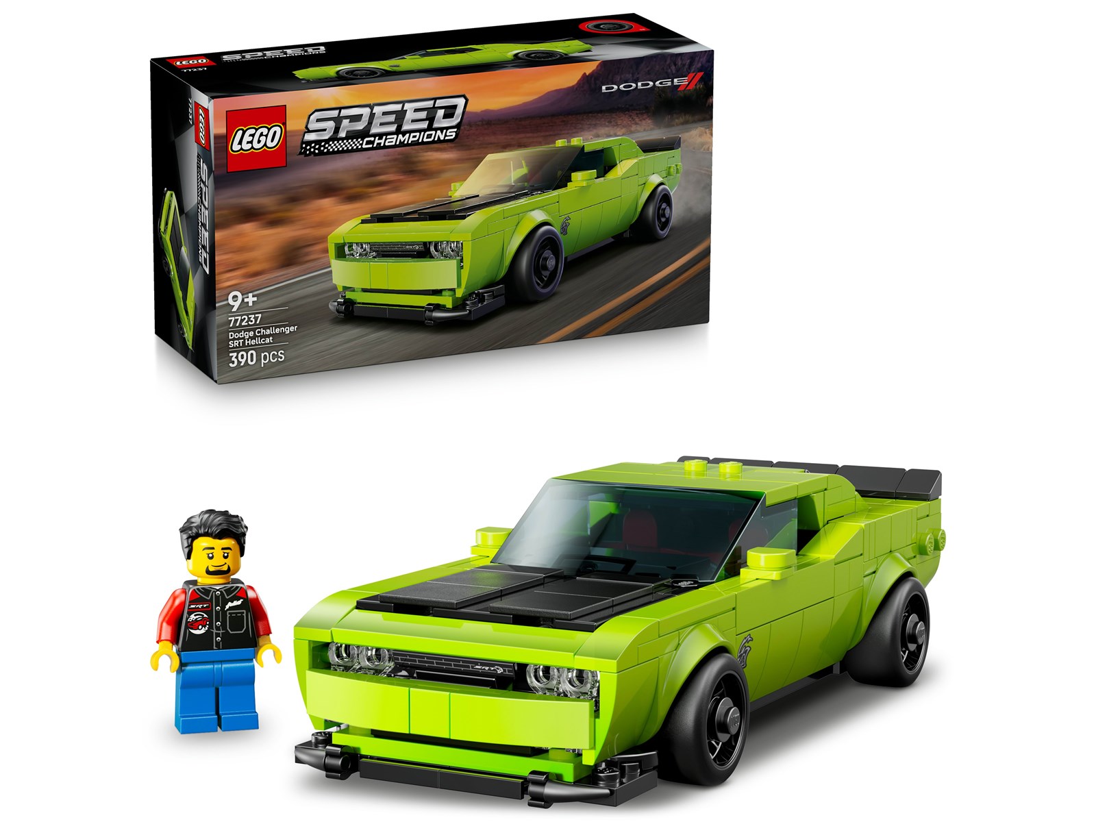 LEGO Speed Champions 77237 Dodge Challenger SRT Hellcat-sportsvogn