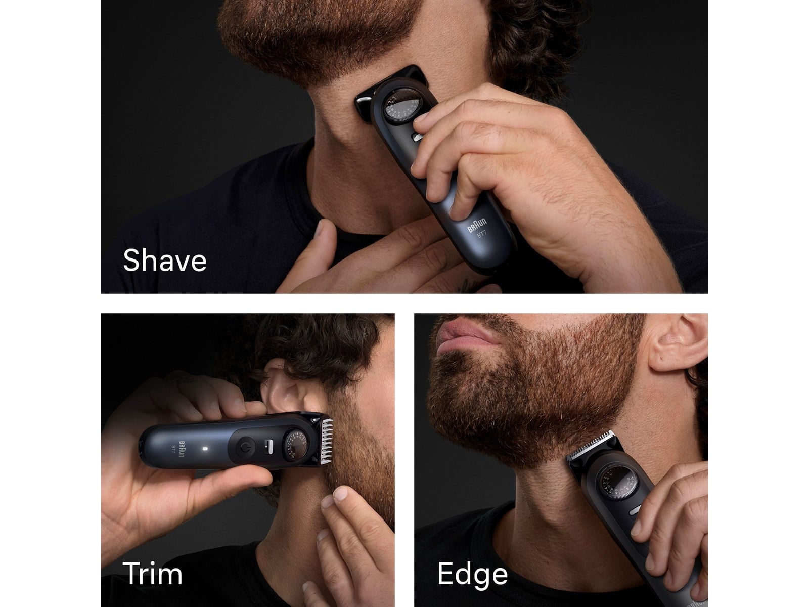 Braun Skægtrimmer Styler BT 7520 - Black / Deep Blue | På lager