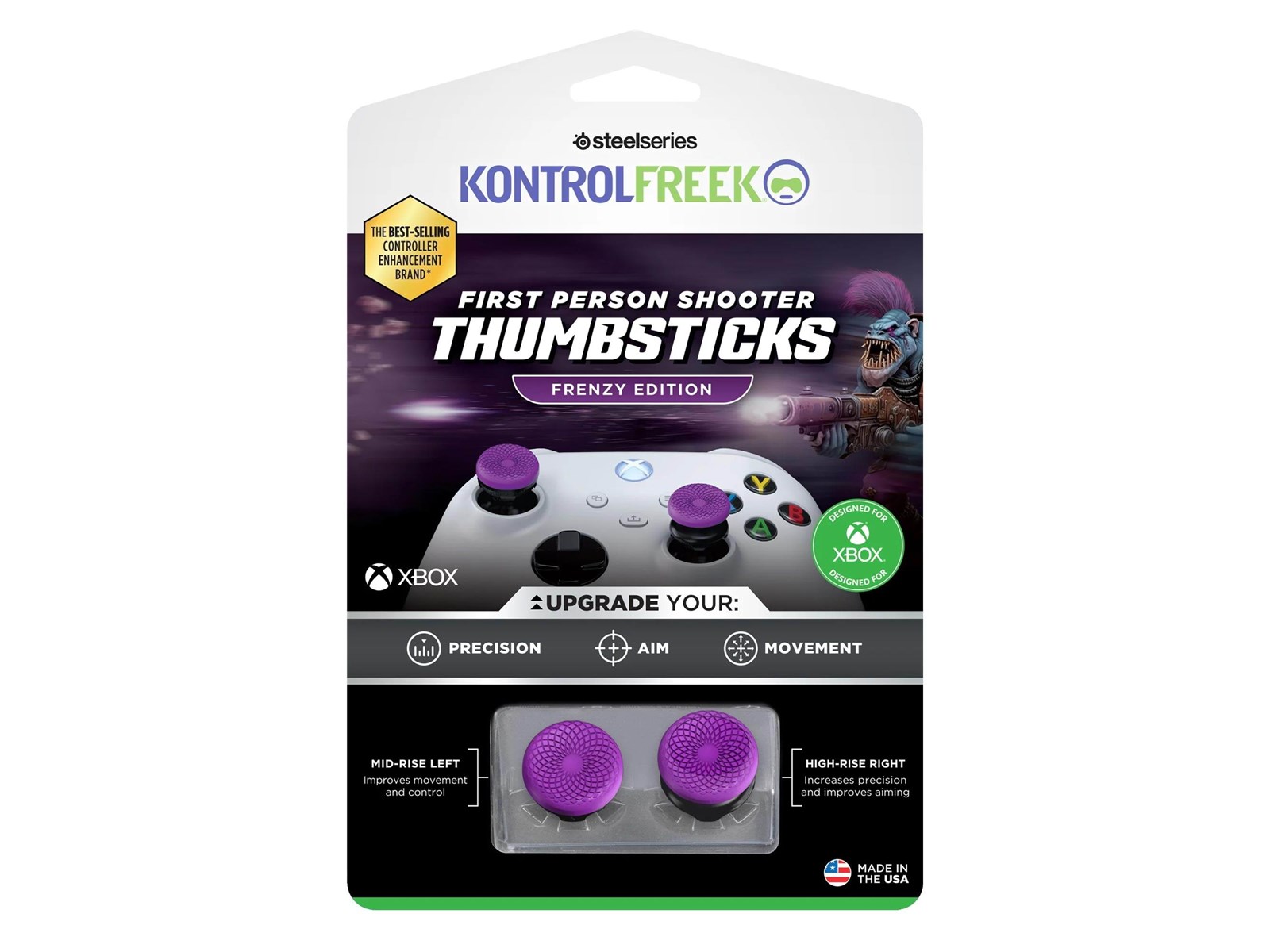 KontrolFreek Aim Boost Kit - Frenzy Edition - Thumbstick Covers ...