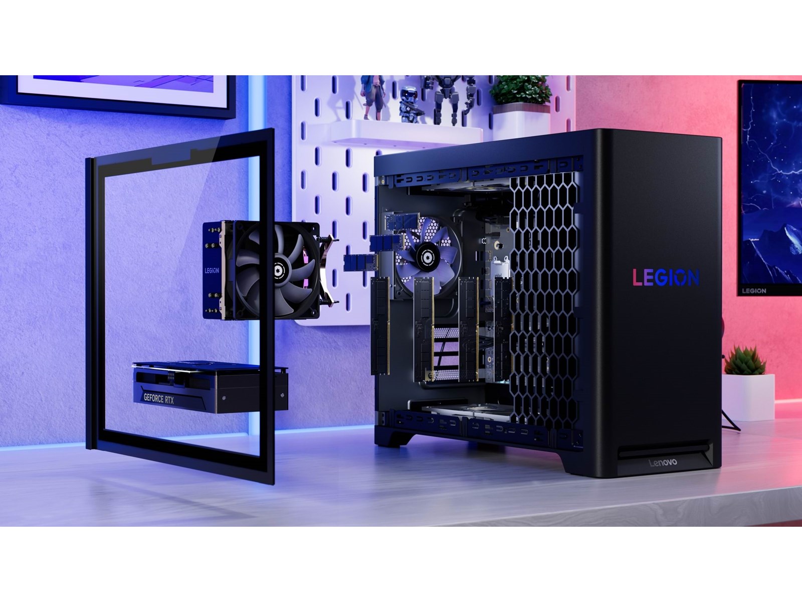 Lenovo Legion T5 - RTX 5070 Ti | Core Ultra 7 | 32GB | 1TB | På lager