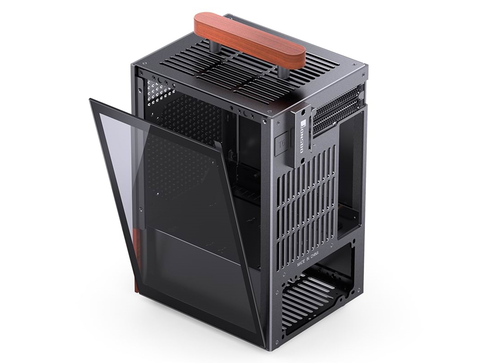 Jonsbo T6 Mini-Tower - Kabinet - Minitower - Sort | På lager | Billig