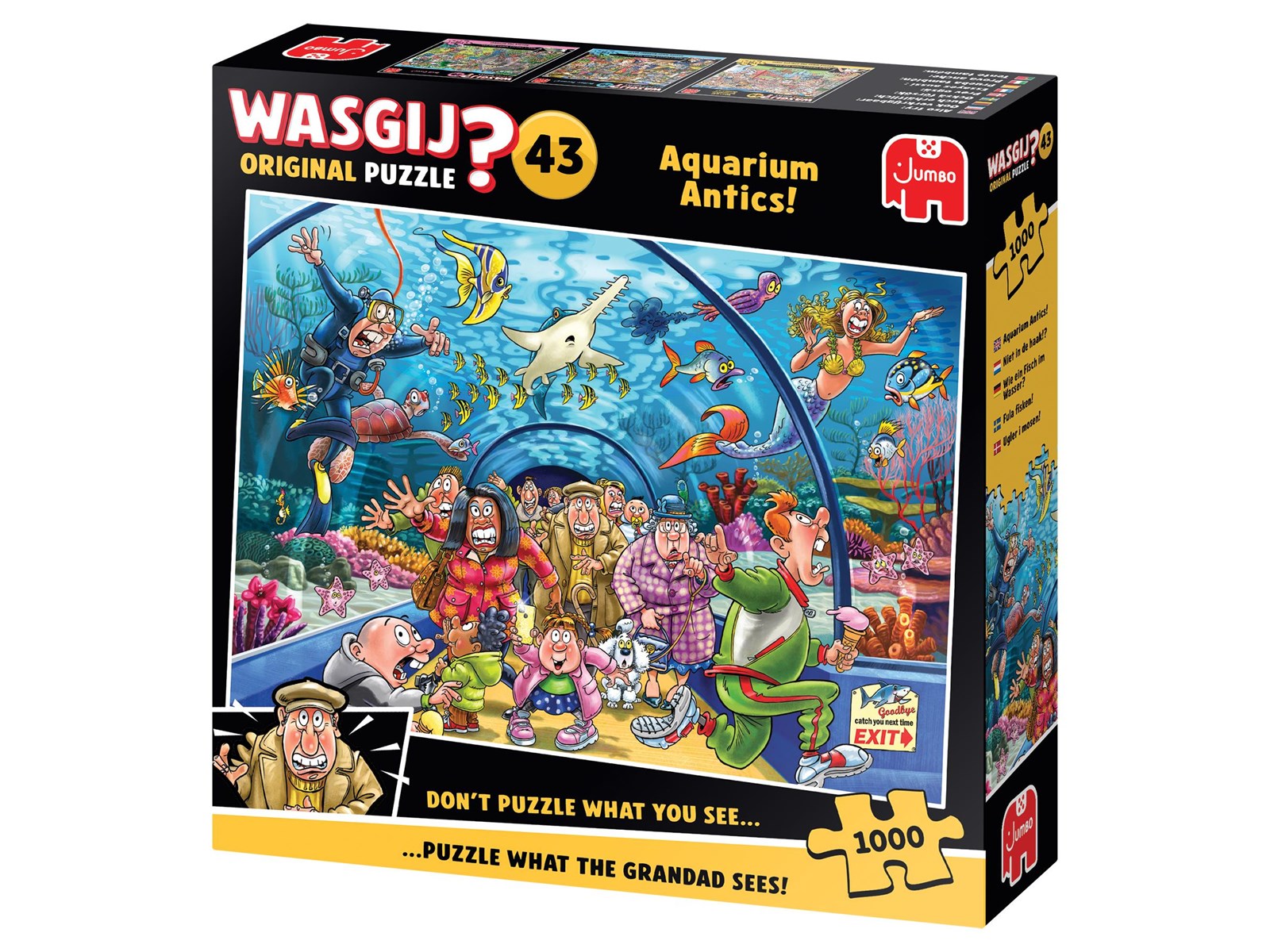 Wasgij Original 43 Aquarium Antics! (1000) | På lager | Billig