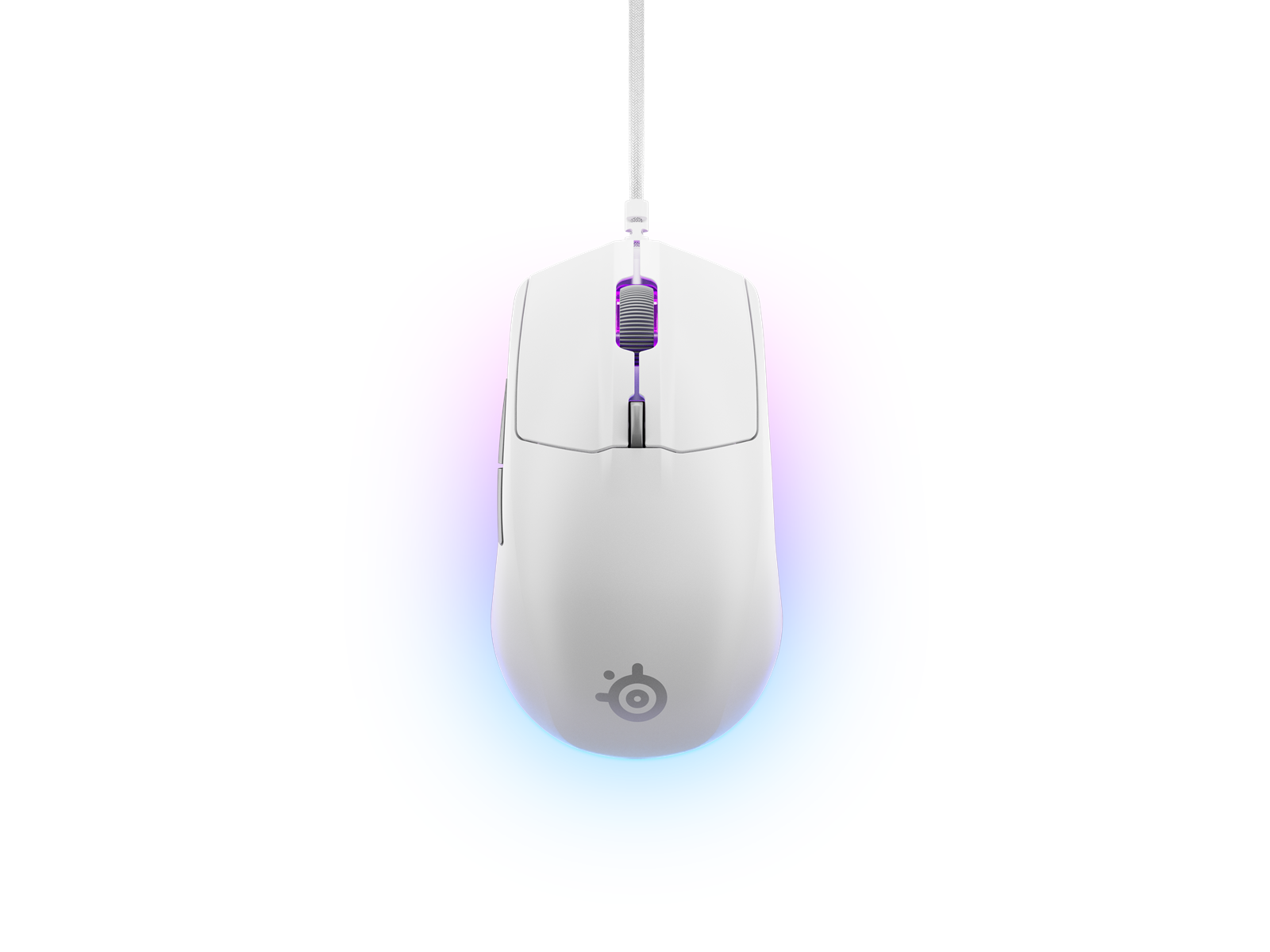 SteelSeries Rival 3 Gen 2 - Gaming Mus - Optisk - 6 knapper - Hvid