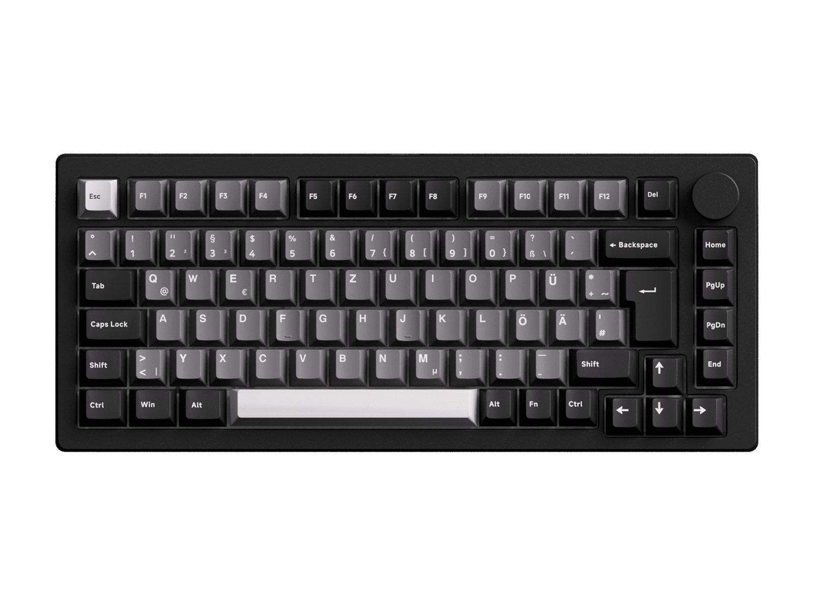 Akkogear Monsgeek M1 V5 VIA Black & Silver - V3 Piano Pro ISO - Gaming ...