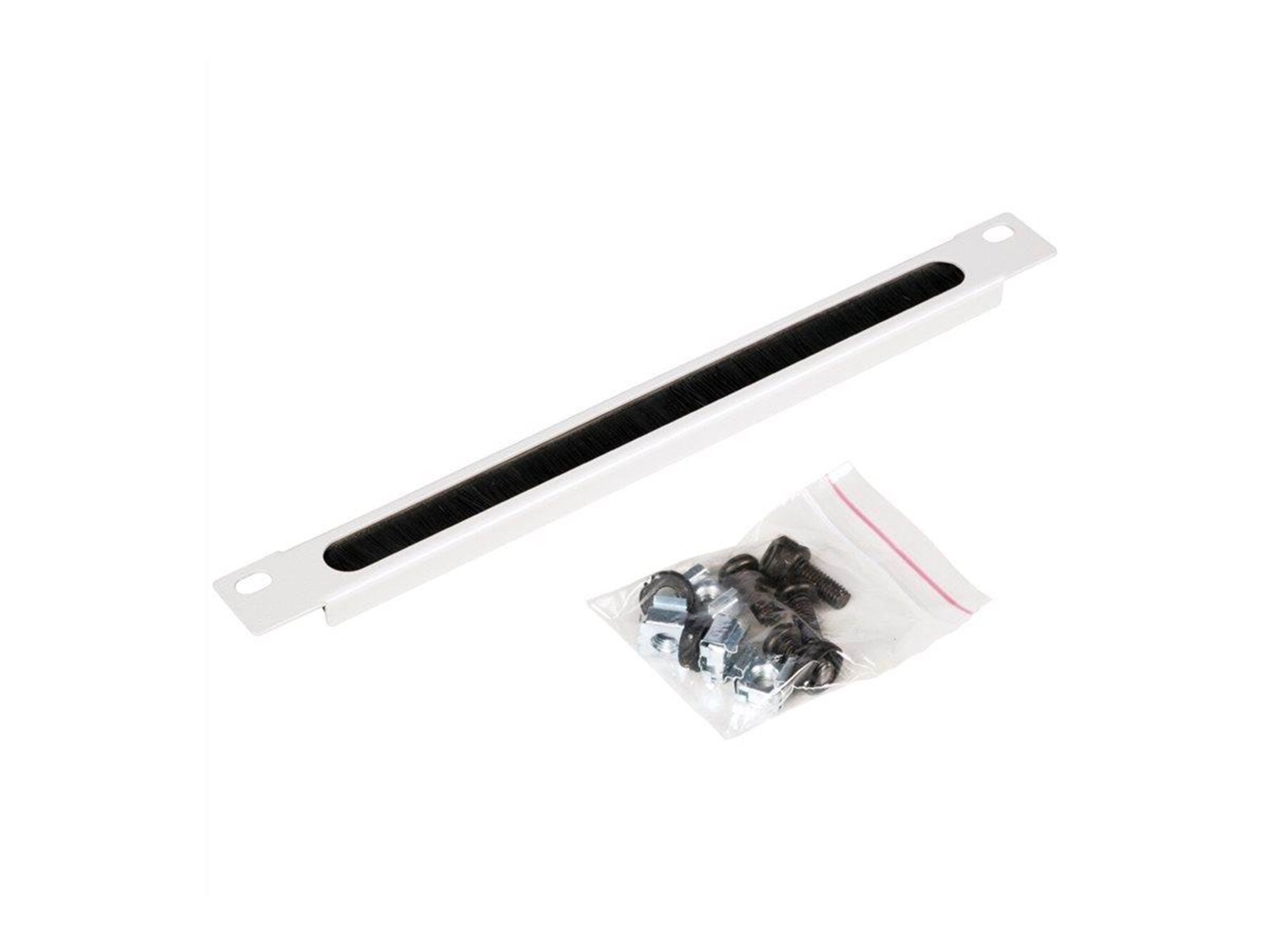 Roline - rack cable entry plate - with brush strip - 0.5U | Billig