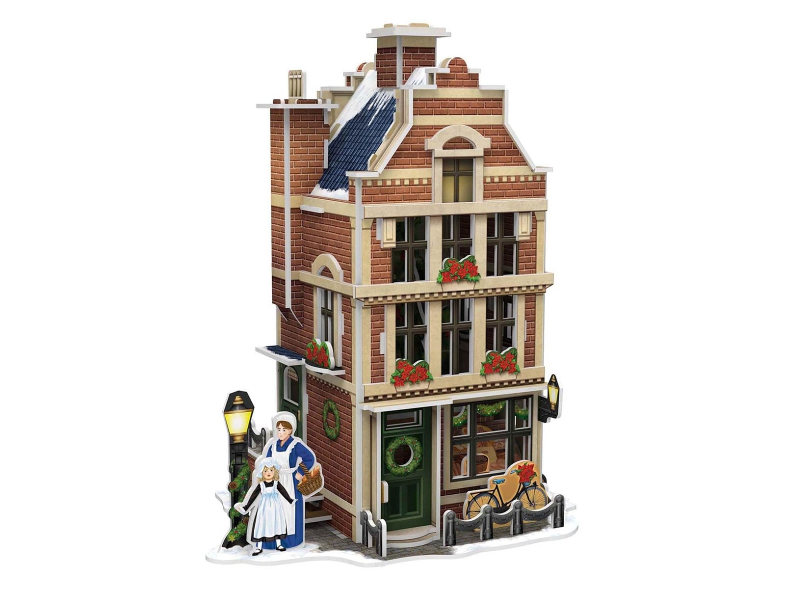 Cubic Fun 3D Puzzle Dutch Bakery with LED Lighting 3D Puslespil