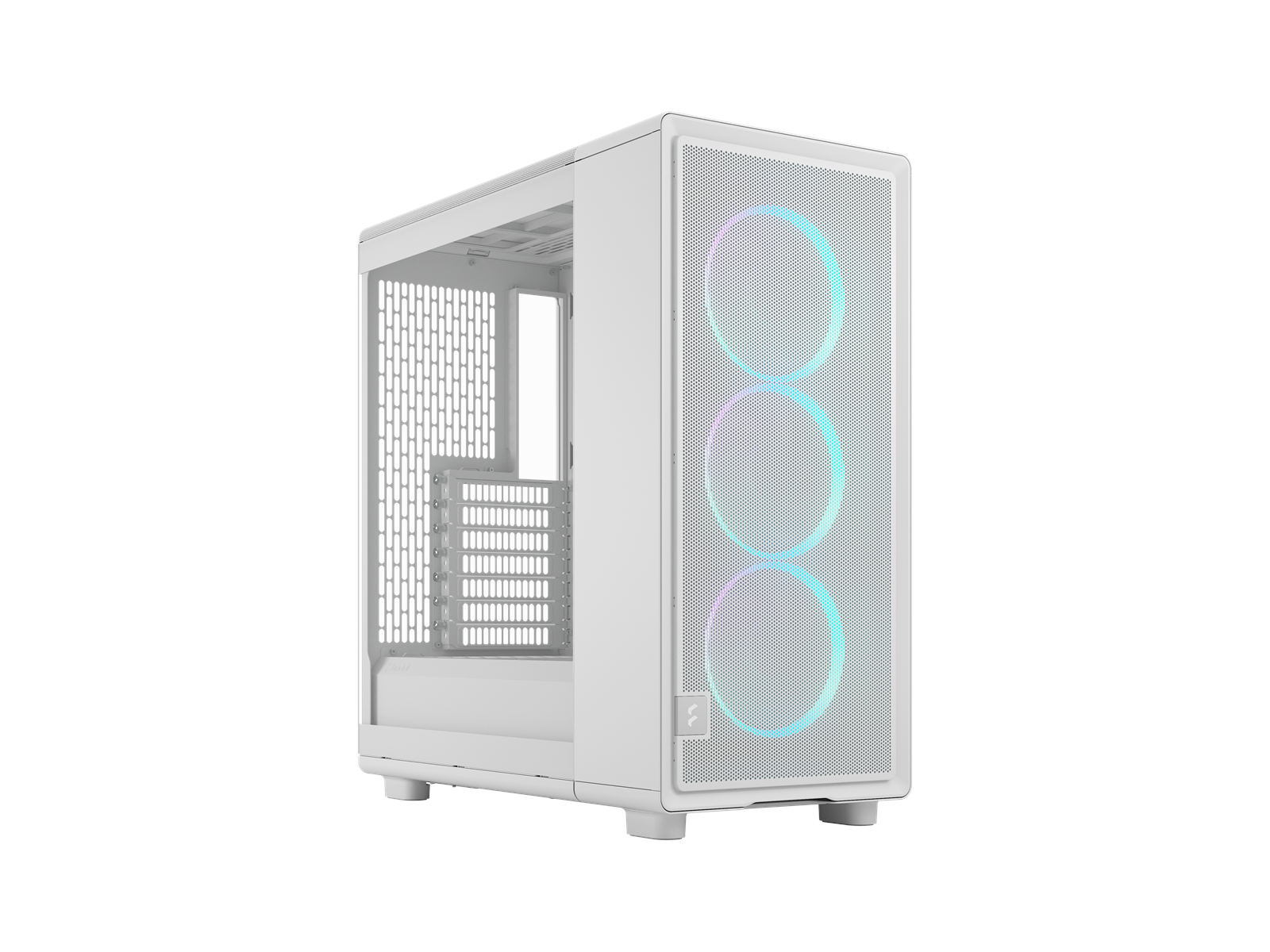 Fractal Design Epoch White TG RGB - Kabinet - Miditower - Hvid