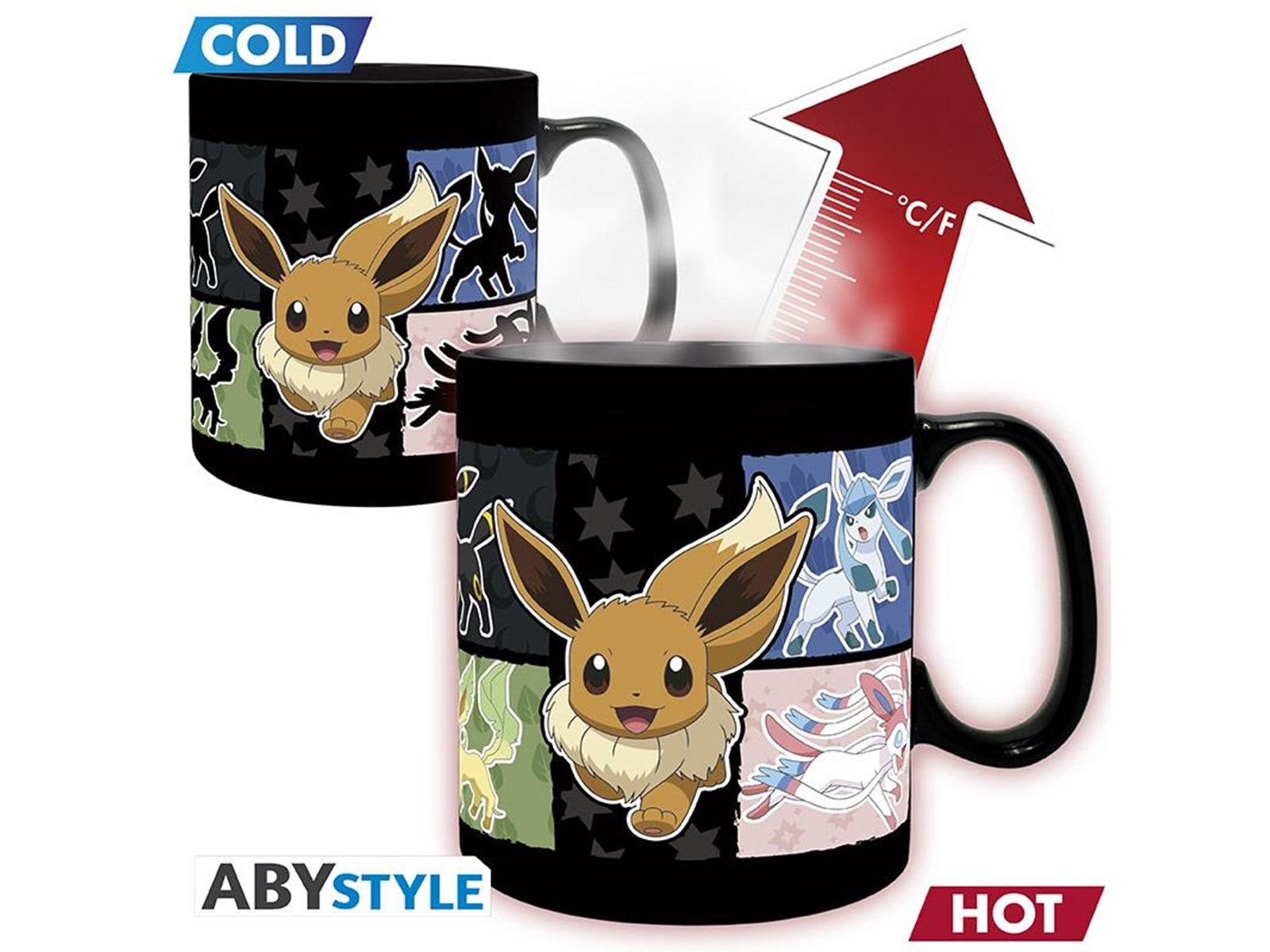 ABYstyle - POKEMON Heat Change Mug Eevee King size - Krus | Billig