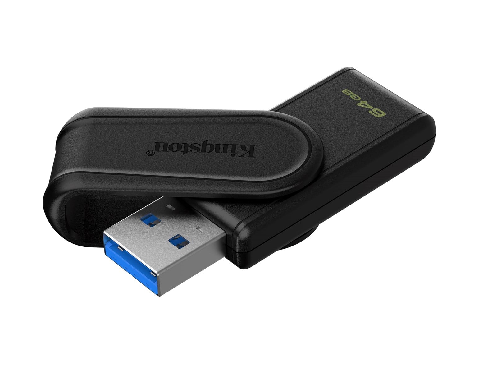 Kingston DataTraveler Exodia S - Sort - 64GB - USB Stick | På lager