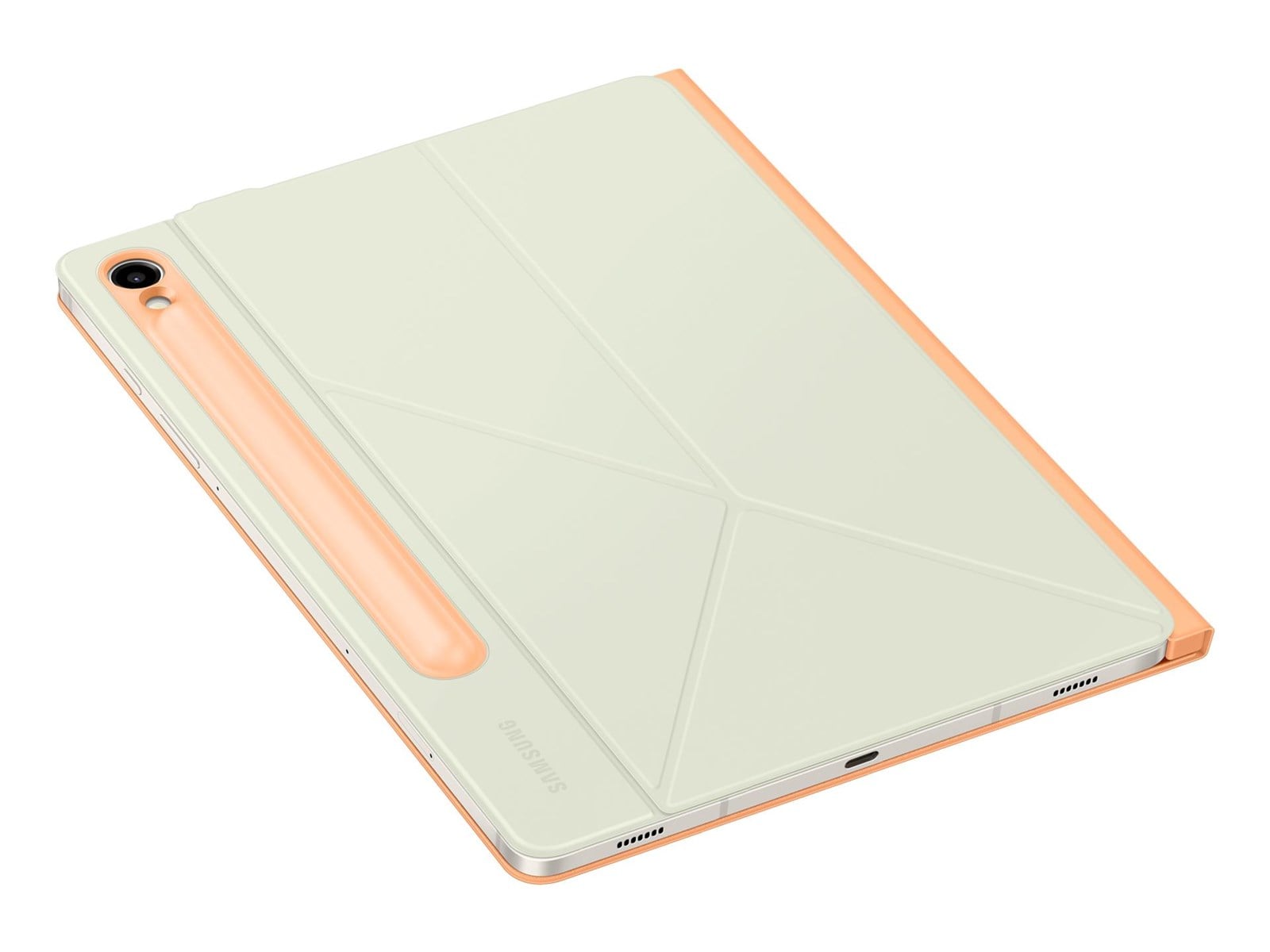 Samsung Galaxy Tab S10 FE / Tab S9 FE / Tab S9 - Smart Book Cover - Orange