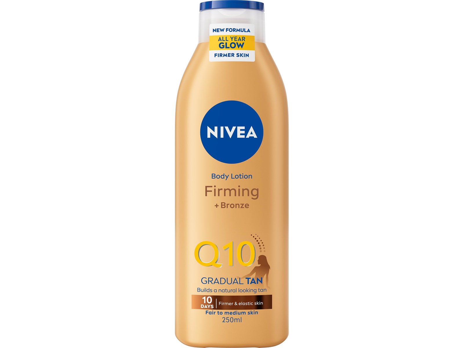 Nivea Q10 Firming + Bronze 250ml | På lager | Billig
