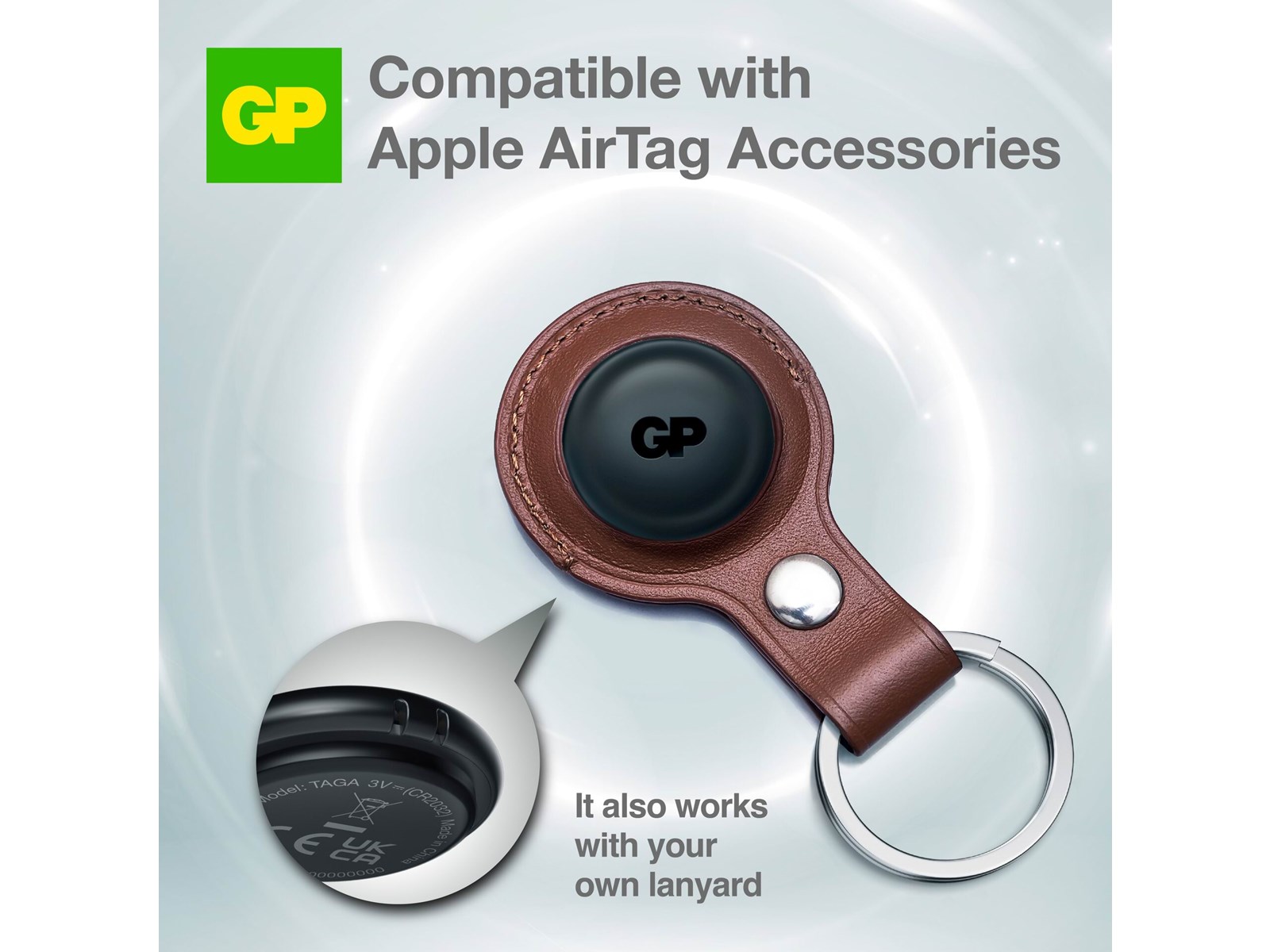 GP eTag Smart Tracker, sort ,1-pak | På lager | Billig