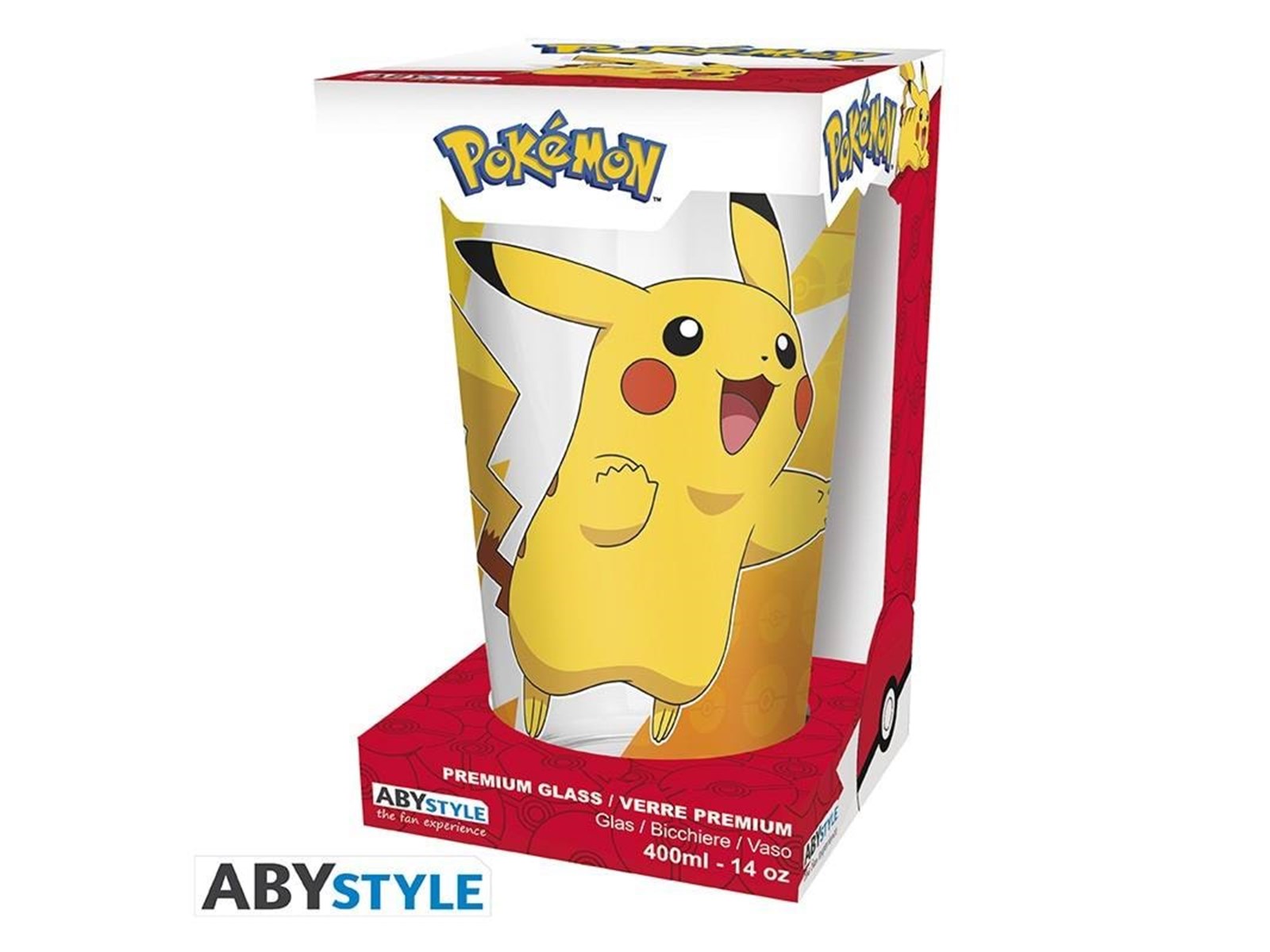 ABYstyle - POKEMON Large Glass Premium Pikachu foil - Glas | Billig