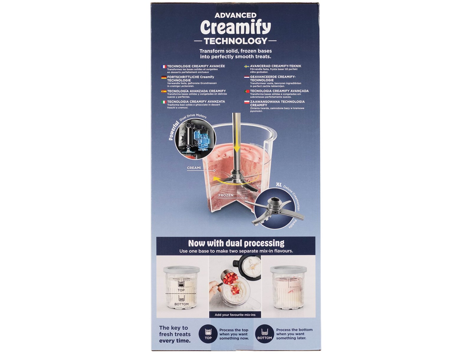 Ninja Ismaskine Creami Deluxe NC502EU - Black / Silver | På lager