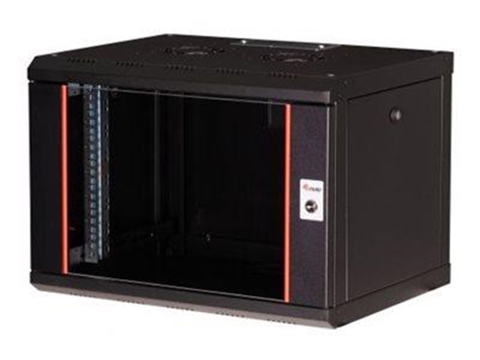 Equip Pro Mount - rack - 600x450 mm with glass door removable and ...