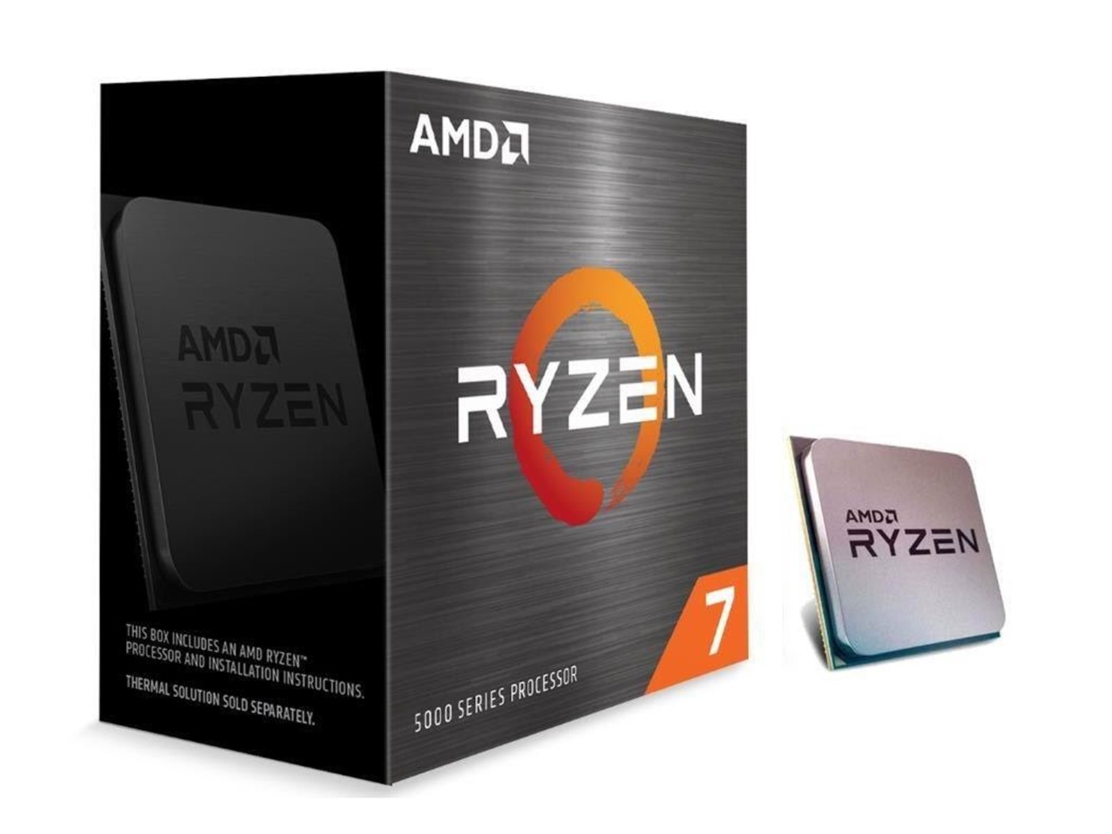 AMD Ryzen 7 5700 Wraith Stealth CPU - 8 kerner - 3.7 GHz - AMD AM4 ...