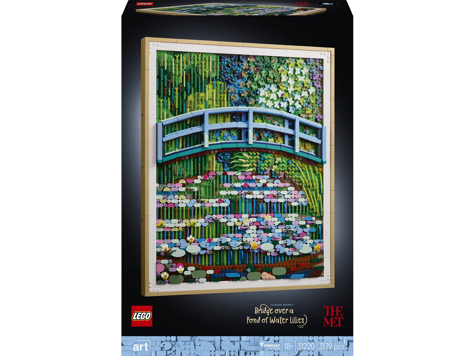 LEGO Art 31220 Claude Monet – Den japanske bro over åkandedammen