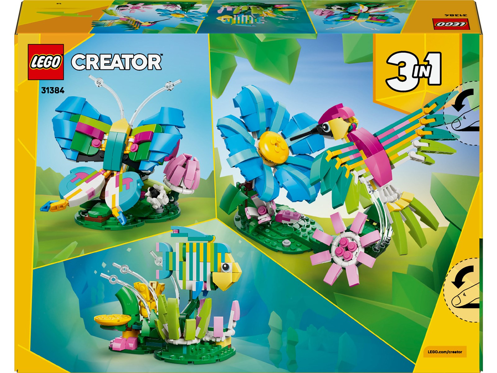 LEGO Creator 31384 Vilde dyr: Farverig kolibri | På lager | Billig