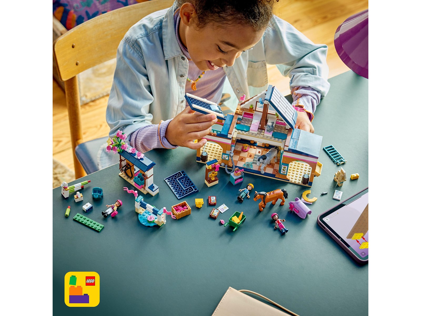 LEGO Friends 42688 Hestestald og rideskole | På lager | Billig
